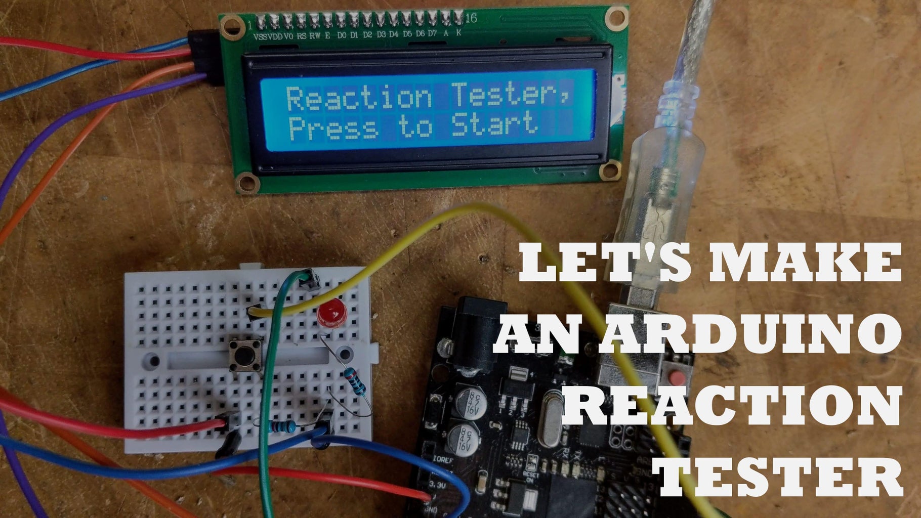 Arduino Reaction Tester 4 Steps Instructables