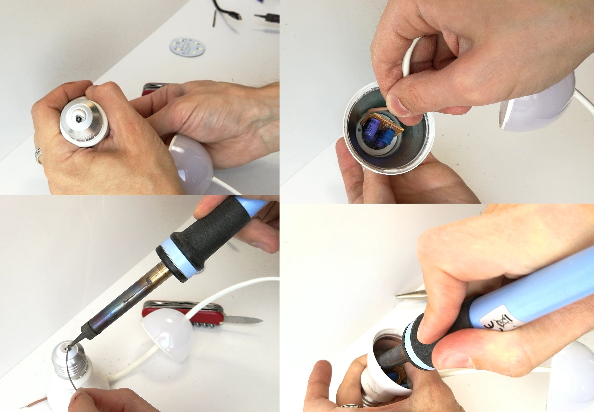 Simple Adapter From Bulb Light E27 to Socket : 18 Steps (with Pictures ...