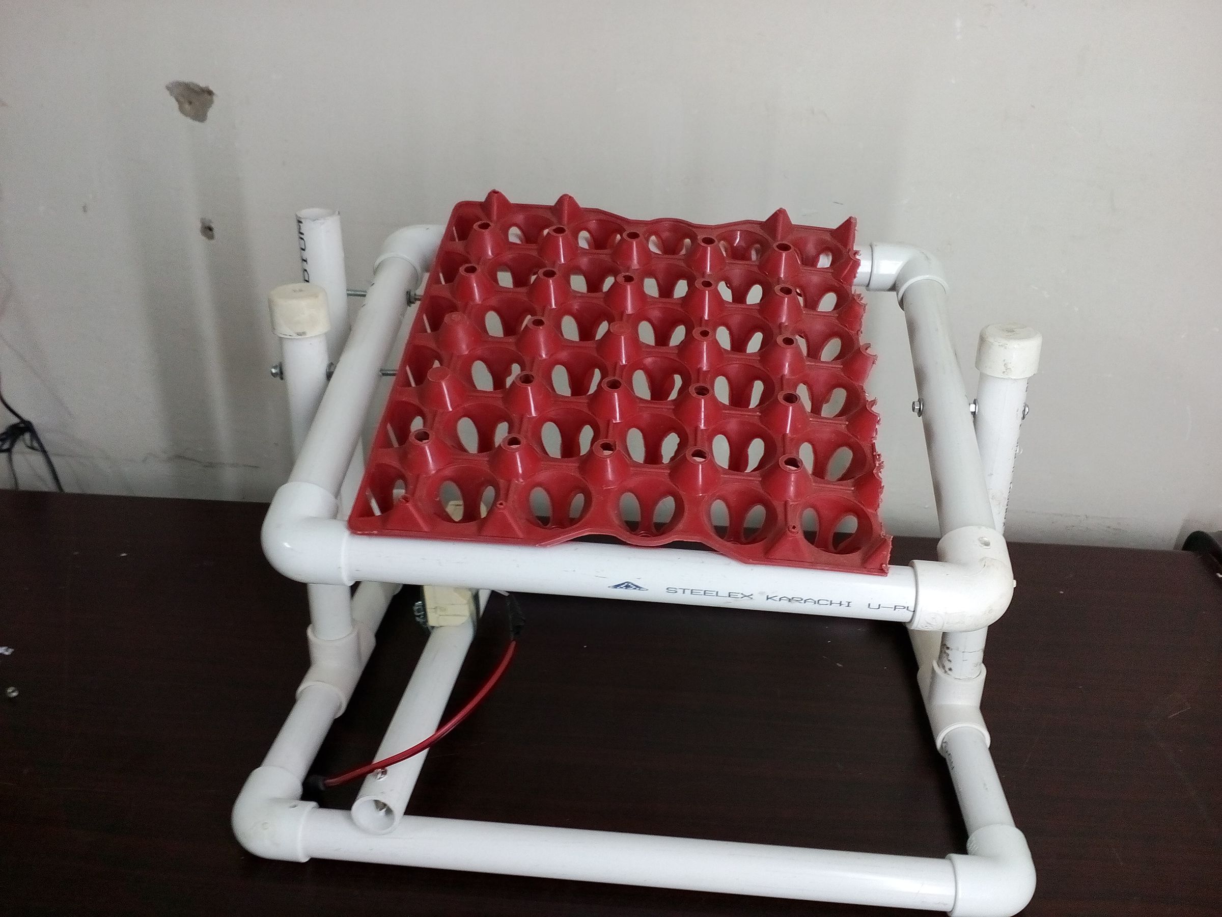 How to Make Automatic Rotating Egg Tray From PVC : 7 Steps (with ...