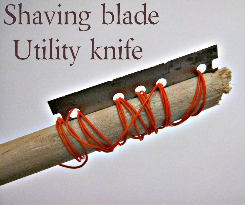 Improvised Super Sharp Knife : 6 Steps - Instructables