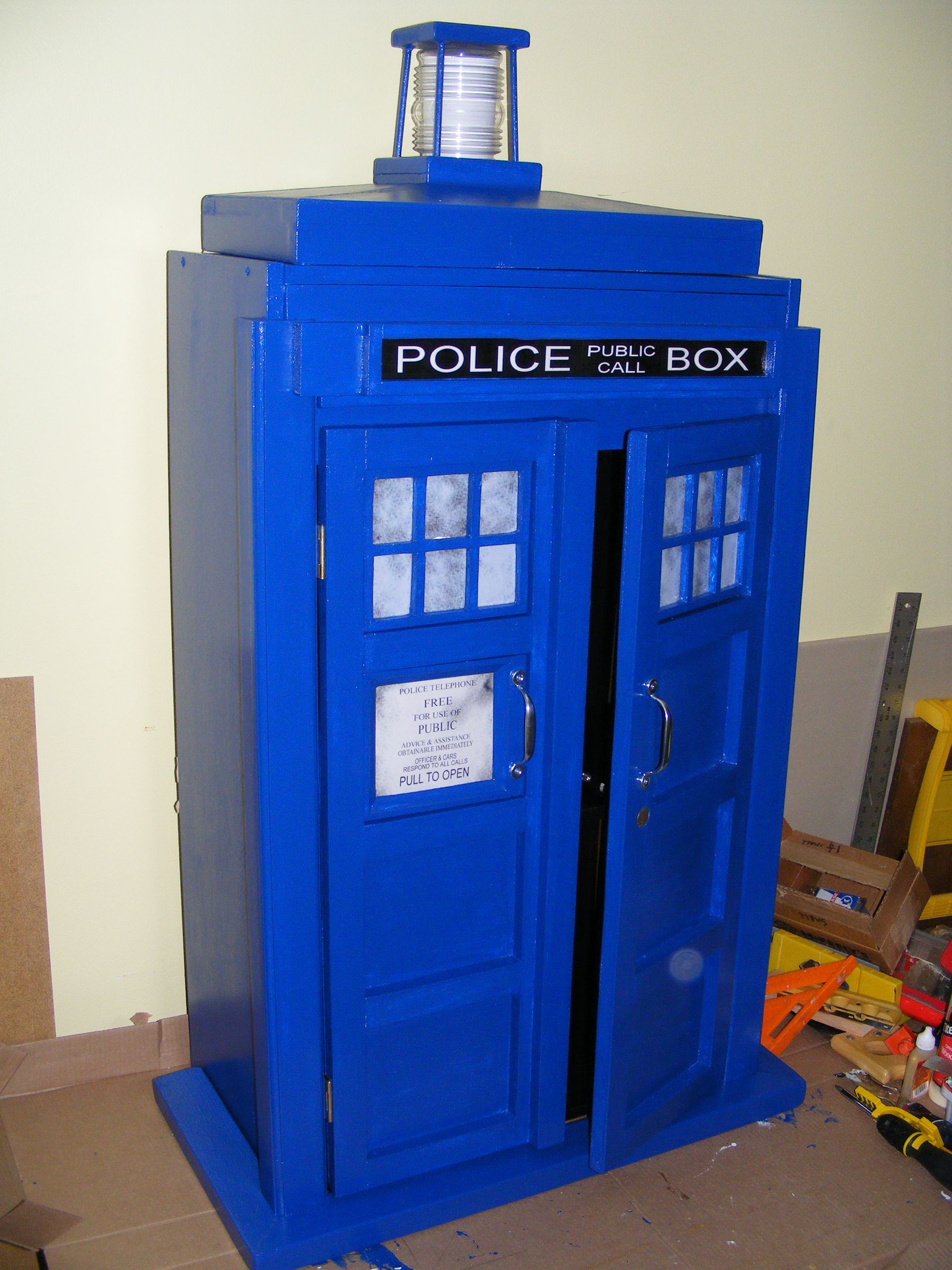 TARDIS Bookcase Cupboard - Goodhart Maker Den of Unequity Storage ...