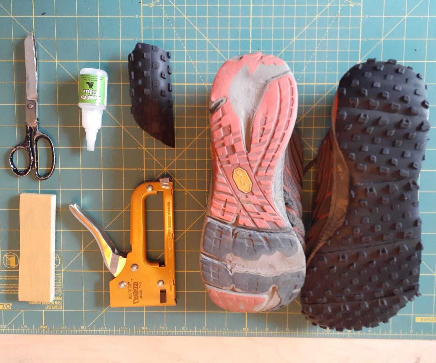 Retread Running Shoes With Upcycled Bike Tire : 6 Steps (with Pictures ...