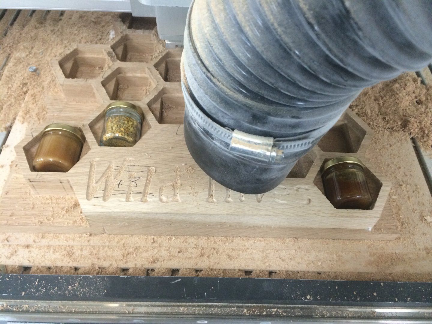 CNC Machining Project: Wild Hives Honey Display : 11 Steps (with ...