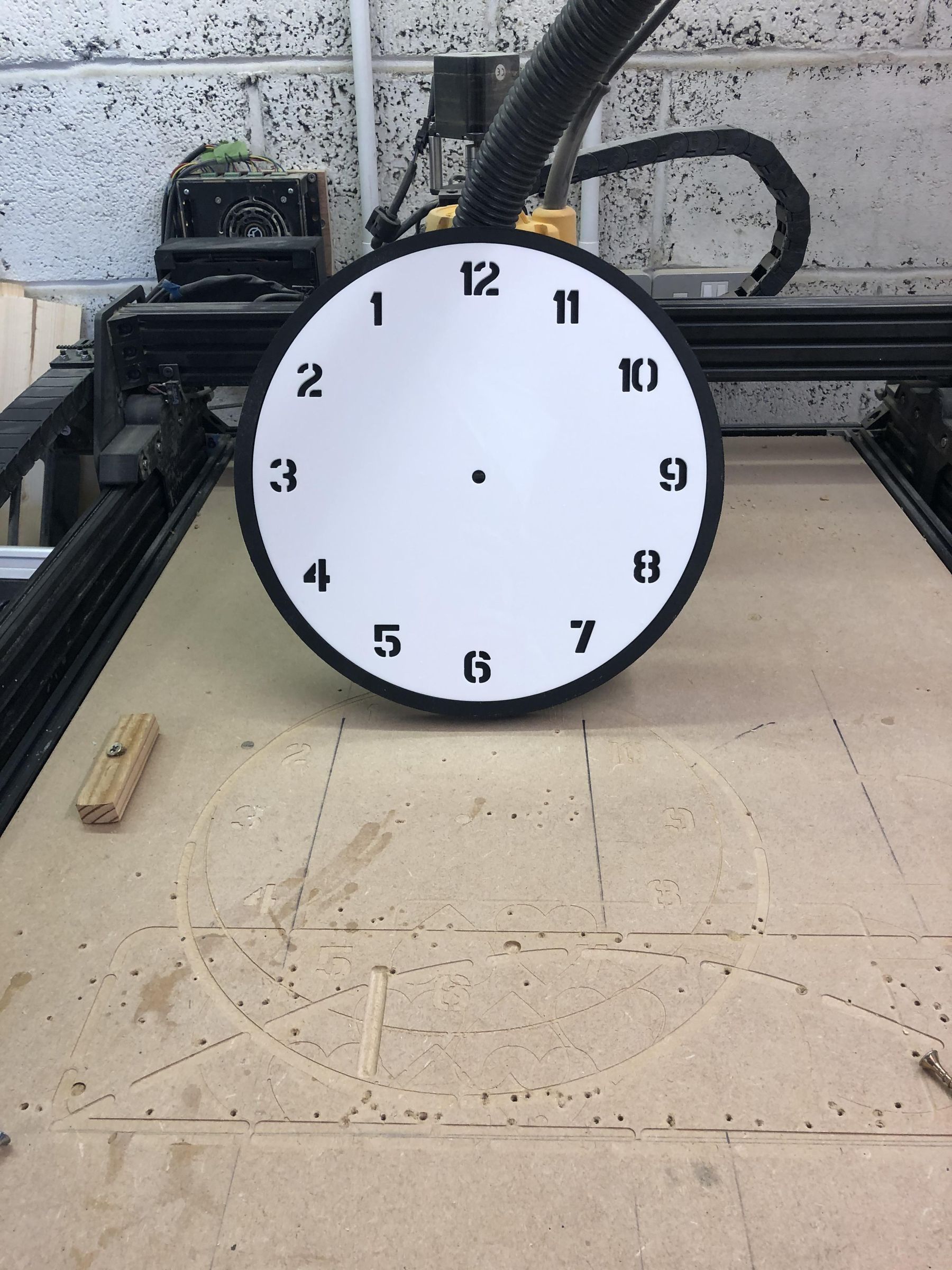 MDF and Acrylic Reverse Clock : 6 Steps (with Pictures) - Instructables