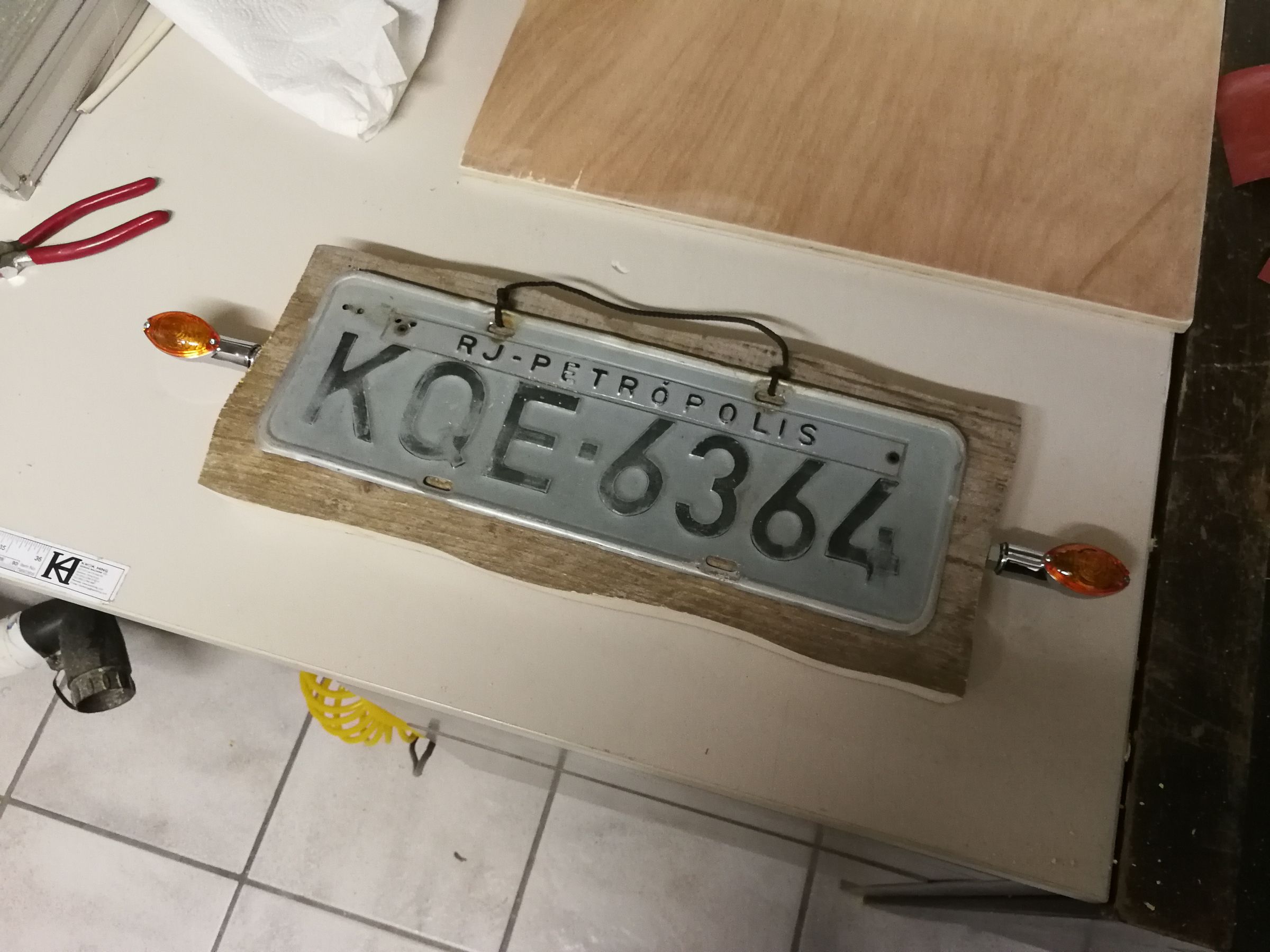 Simple Key Cabinet Using Old License Plate : 6 Steps (with Pictures ...