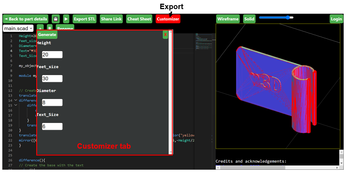 Learn How to Use Customizable 3D Models With OpenSCAD : 6 Steps ...