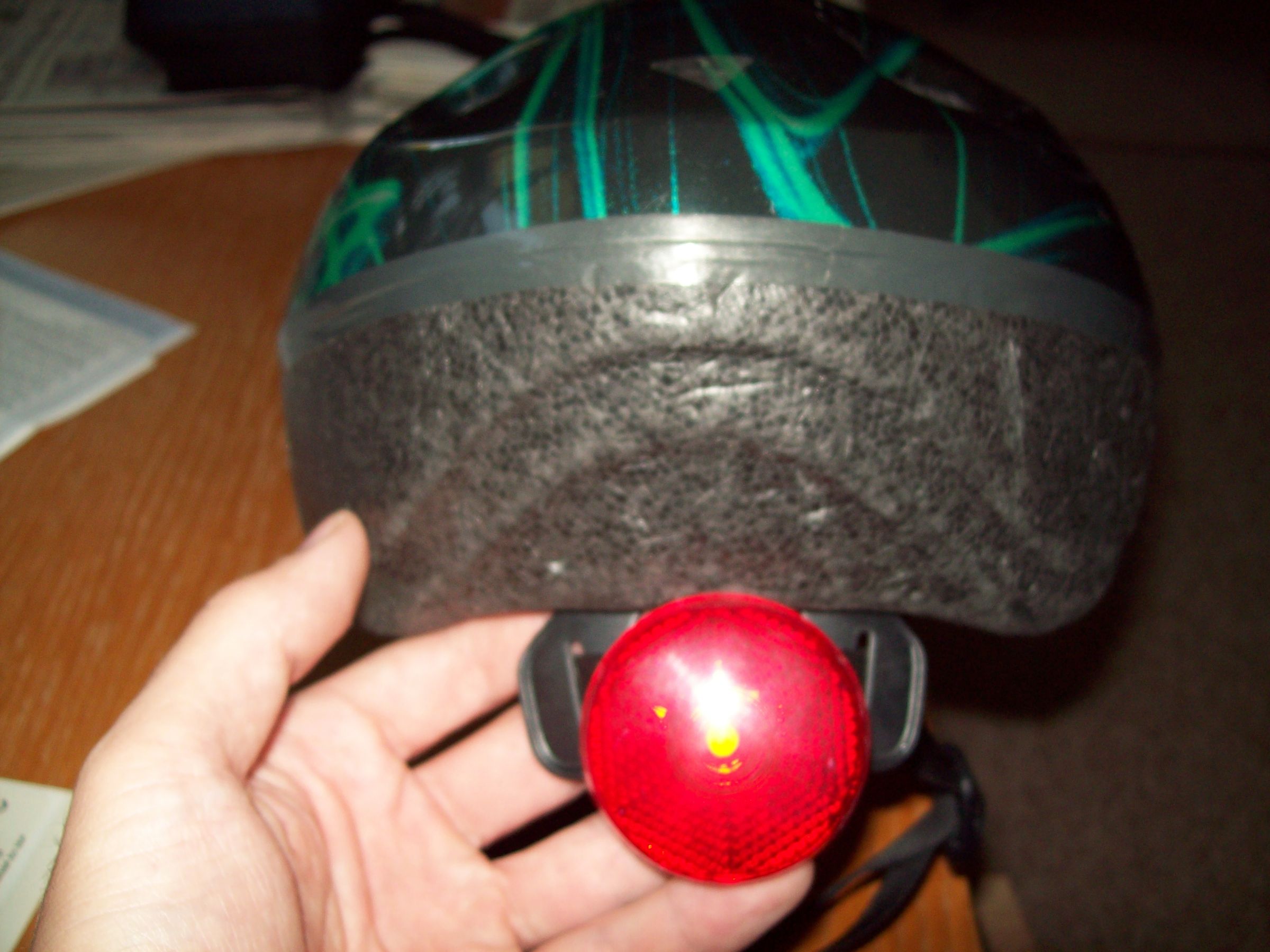 Add a LED Flasher/Safety Light to Your Bike Helmet : 6 Steps ...