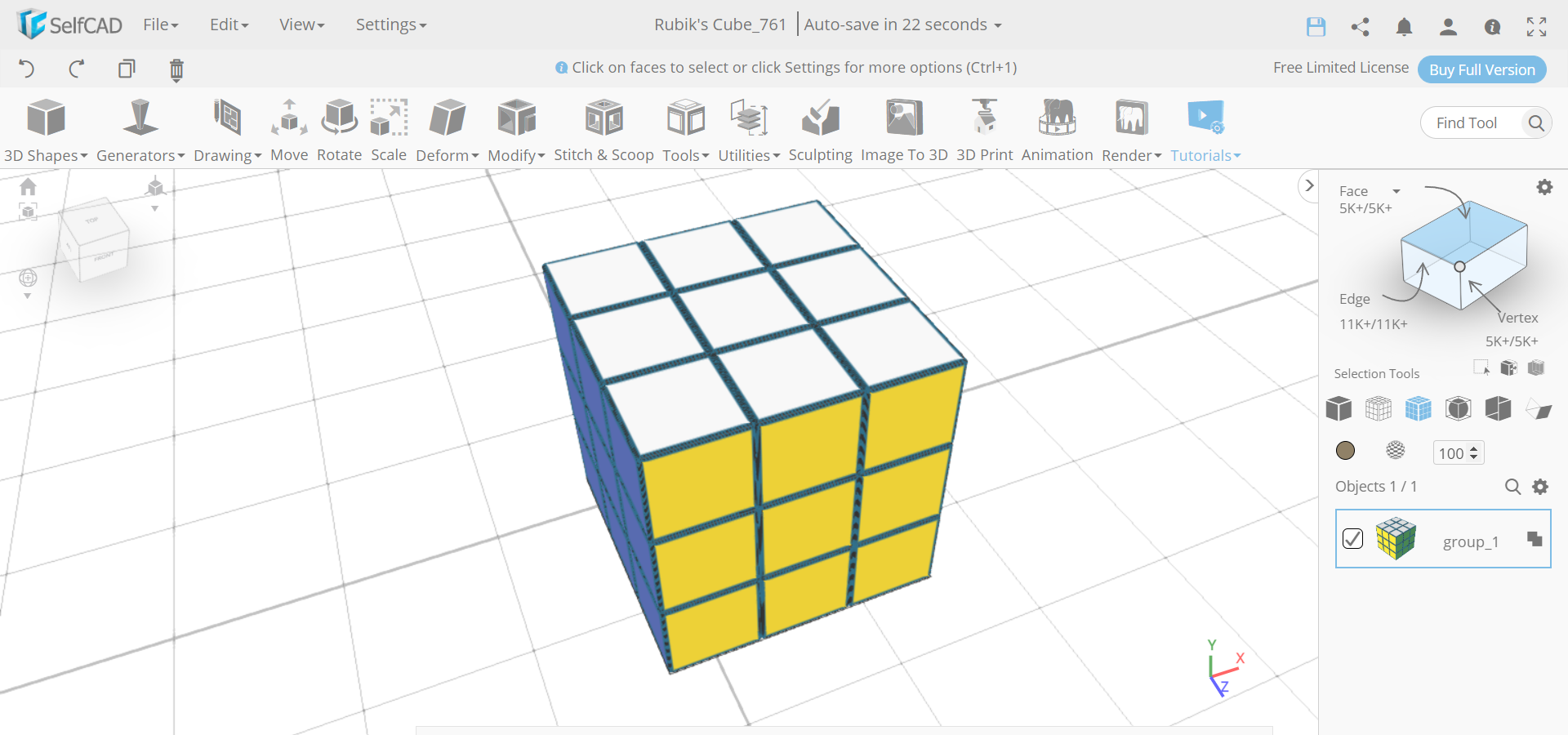 HOW TO CREATE a 3D RUBIK’S CUBE IN a 3D MODELING SOFTWARE : 8 Steps ...