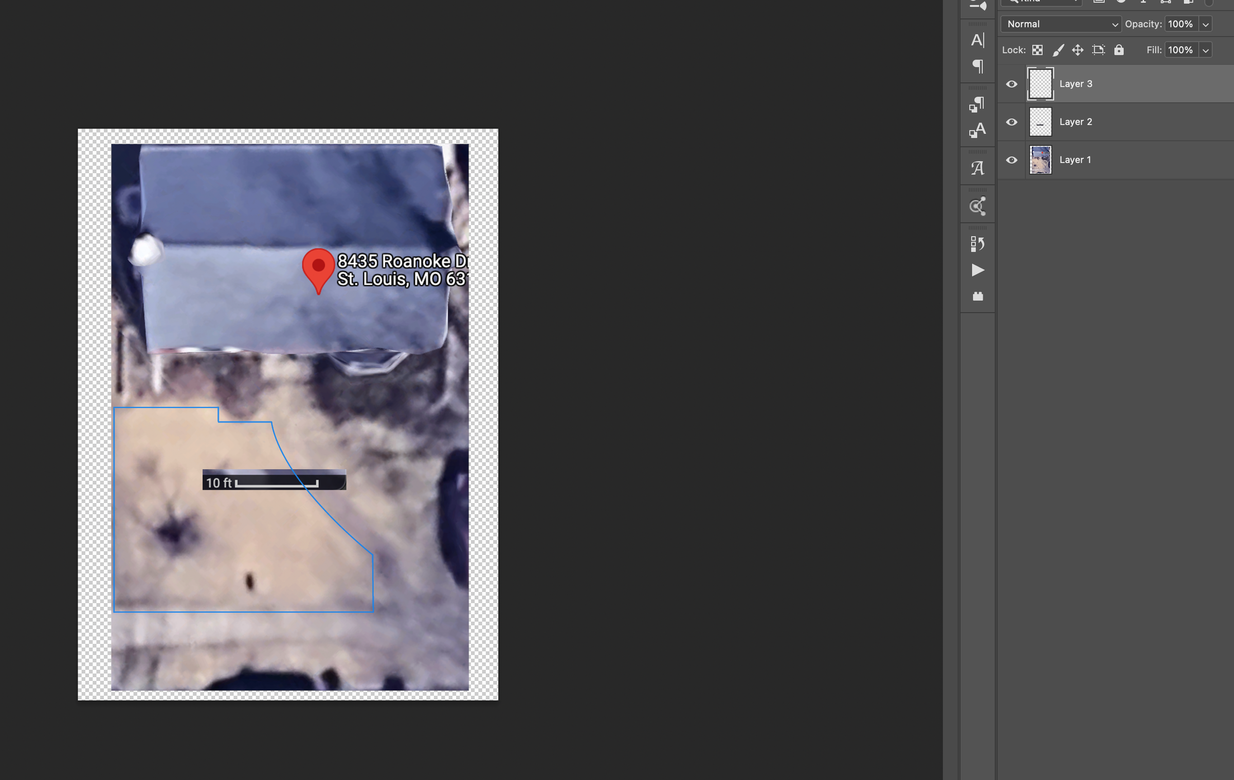 Creating a Landscape or Garden Plan With Photoshop and Google Maps : 6 ...