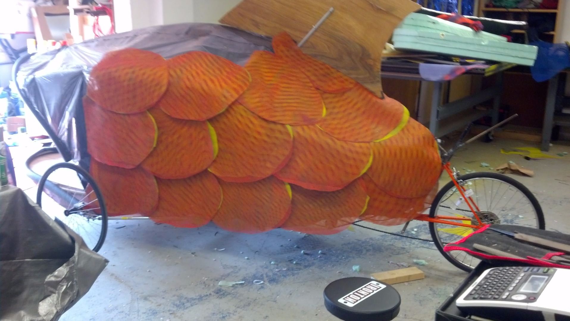 Three Wheel Bike Kinetic Sculpture : 12 Steps (with Pictures ...