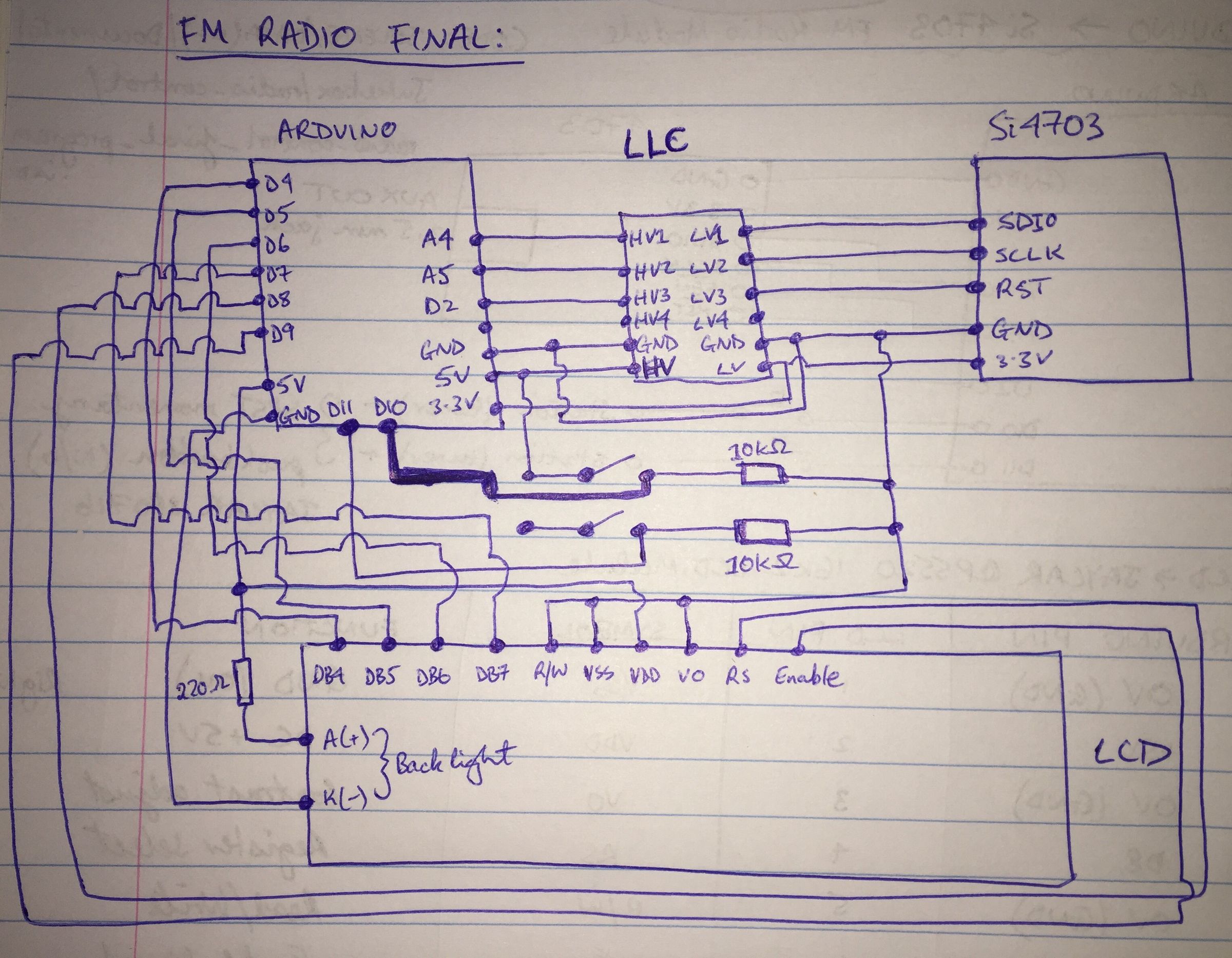 FM Radio With Si4703 Breakout Board, LCD and Arduino : 9 Steps (with ...