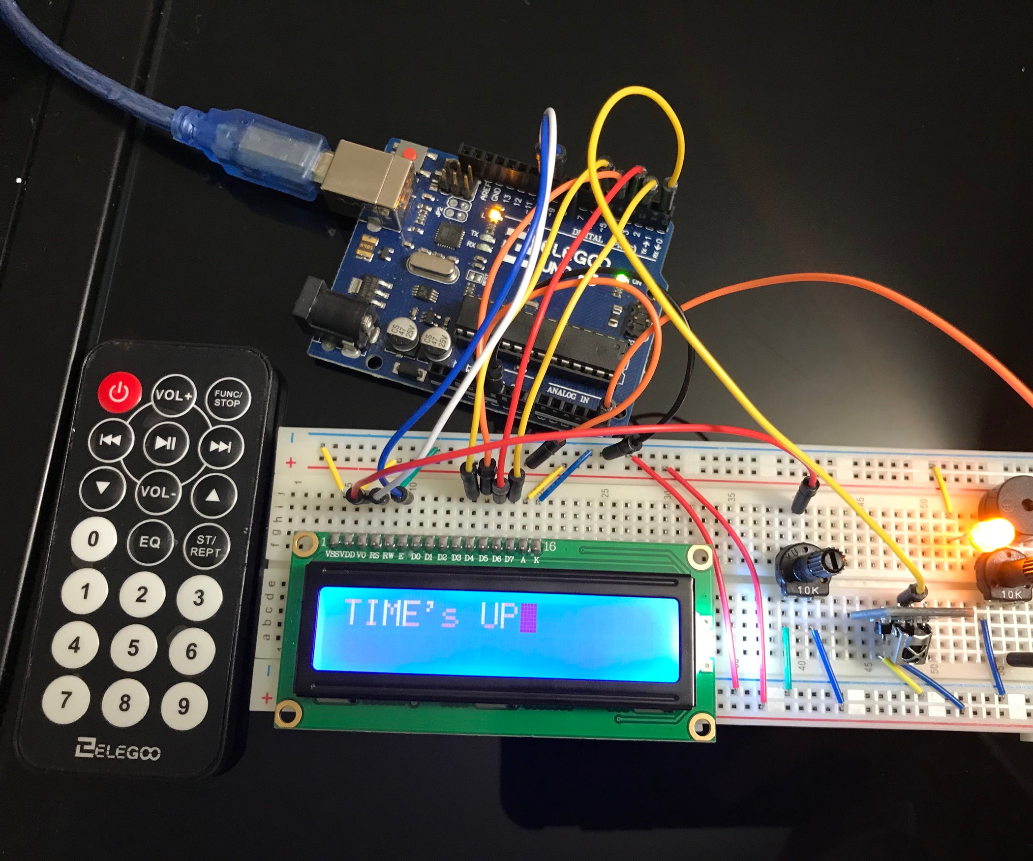 Remote Control Countdown Timer Via Arduino : 6 Steps (with Pictures ... Remote Control Countdown Timer Via Arduino : 6 Steps (with Pictures ...