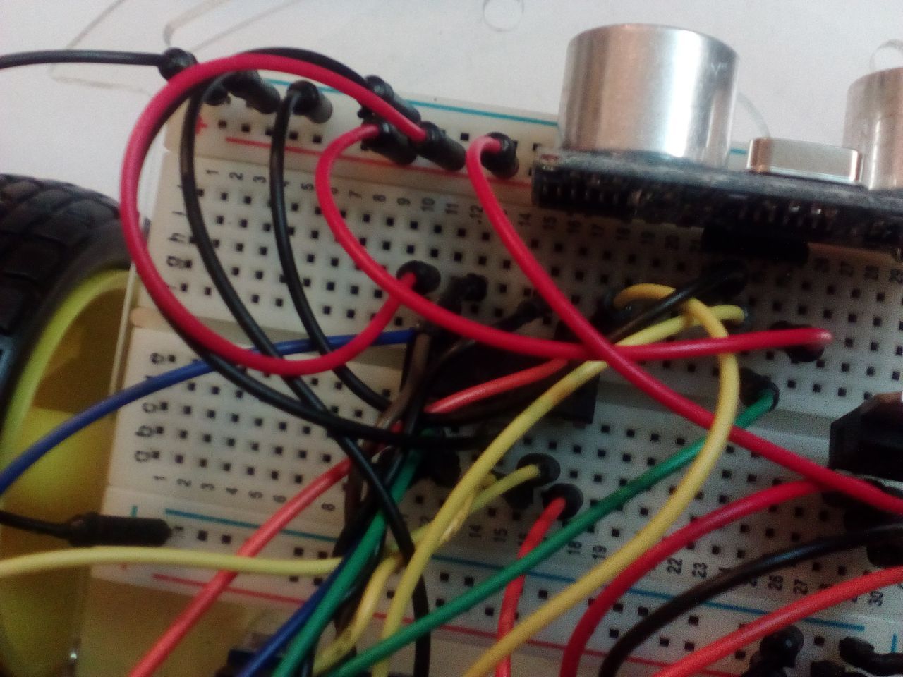 Arduino Robot Moving Forward and Backwards Using HC-SR04 and L293D : 3 ...