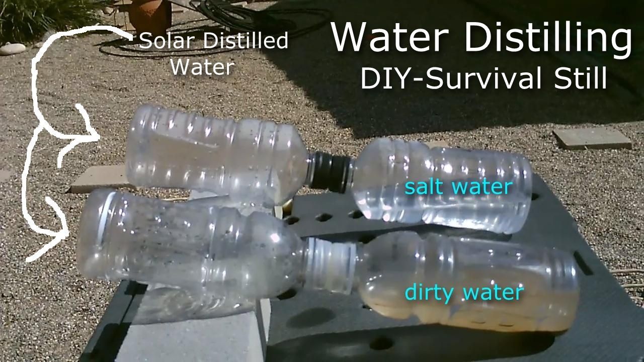 DIY Solar Water Distiller! - Simple Solar Water Distilling - Easy DIY ...