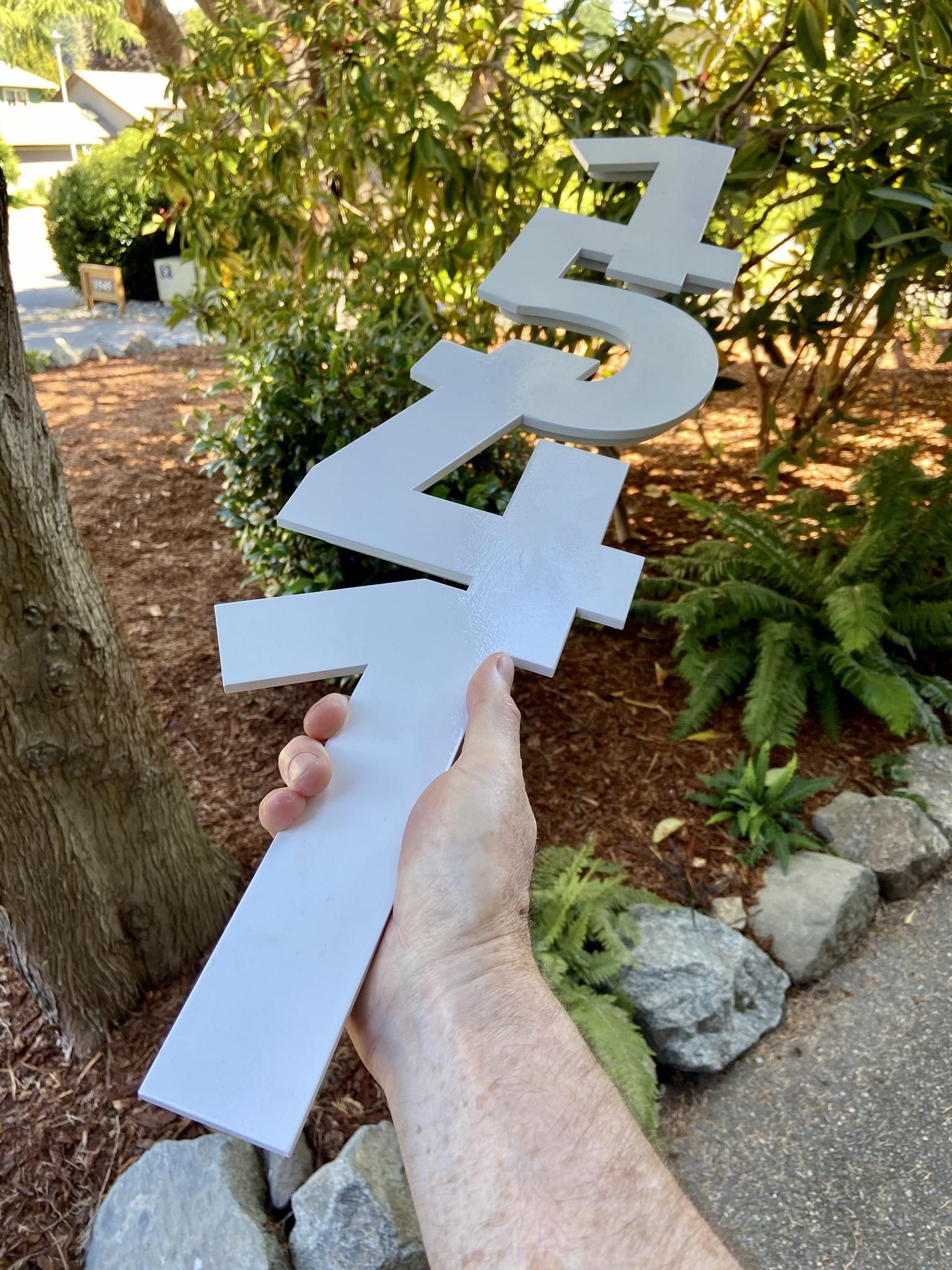 Backlit House Numbers : 5 Steps (with Pictures) - Instructables