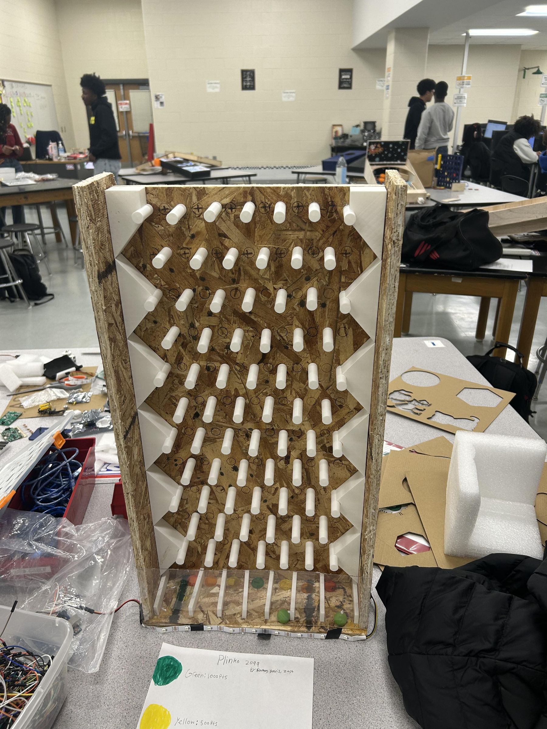 PLINKO Board Project : 11 Steps (with Pictures) - Instructables