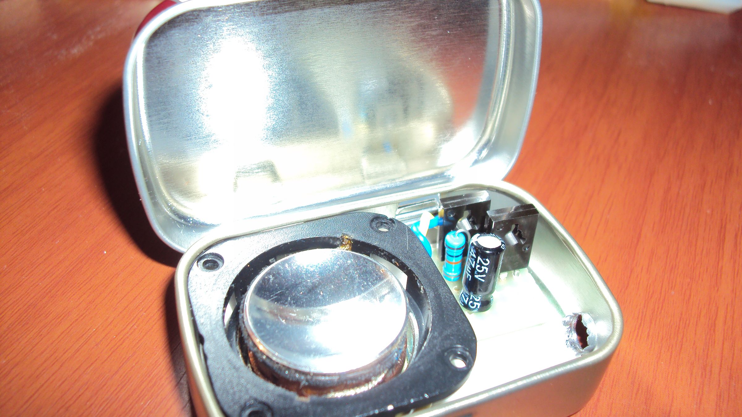 DIY Easy Altoids Smalls Speaker (with Amplifier Circuit) : 6 Steps ...