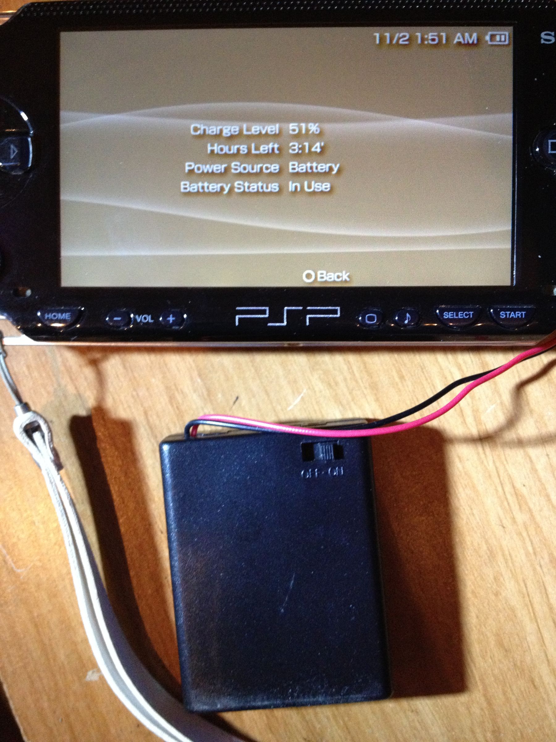 Power PSP Using AAA Batteries - Instructables