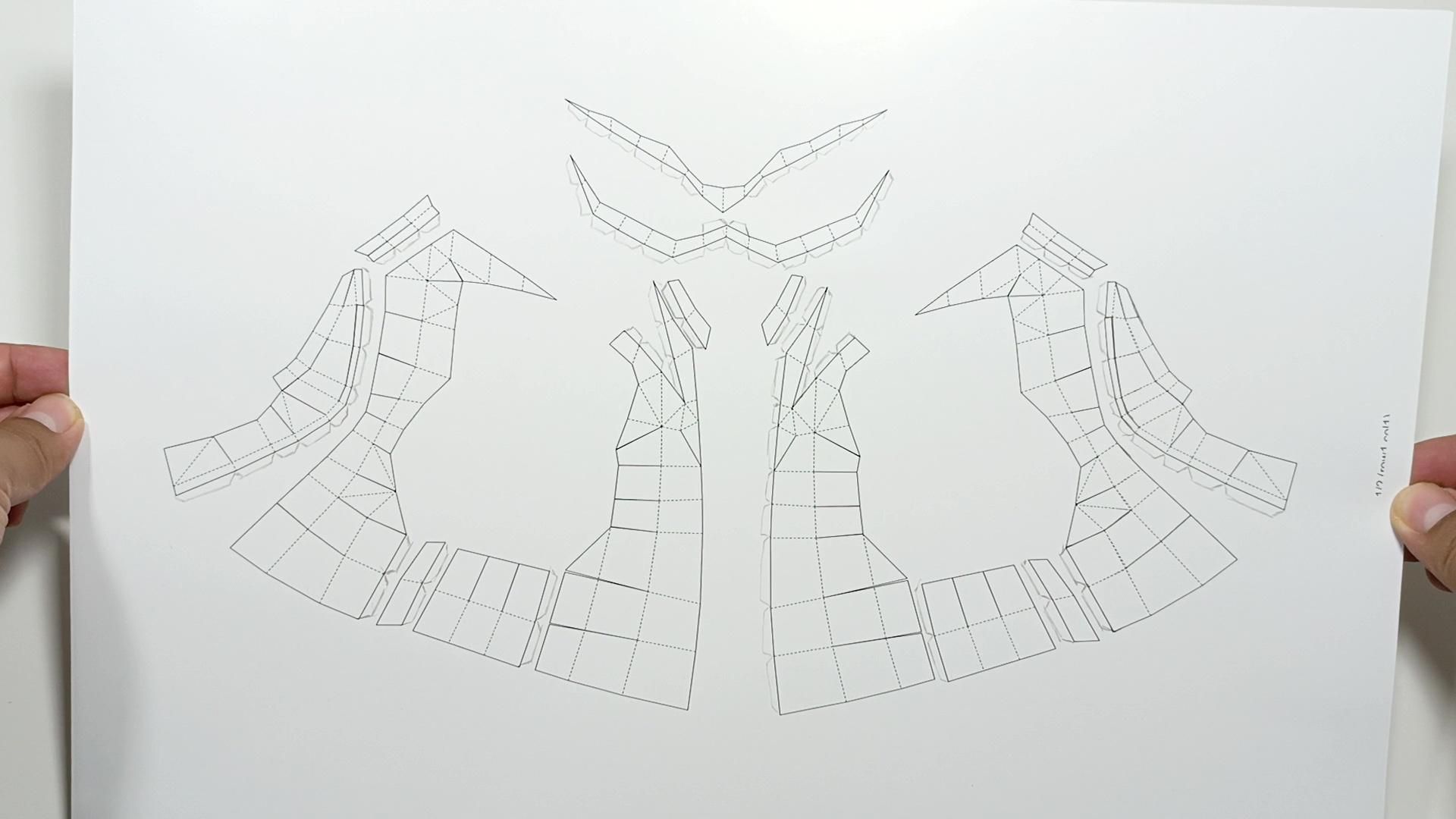 Paper Oni Mask : 45 Steps (with Pictures) - Instructables