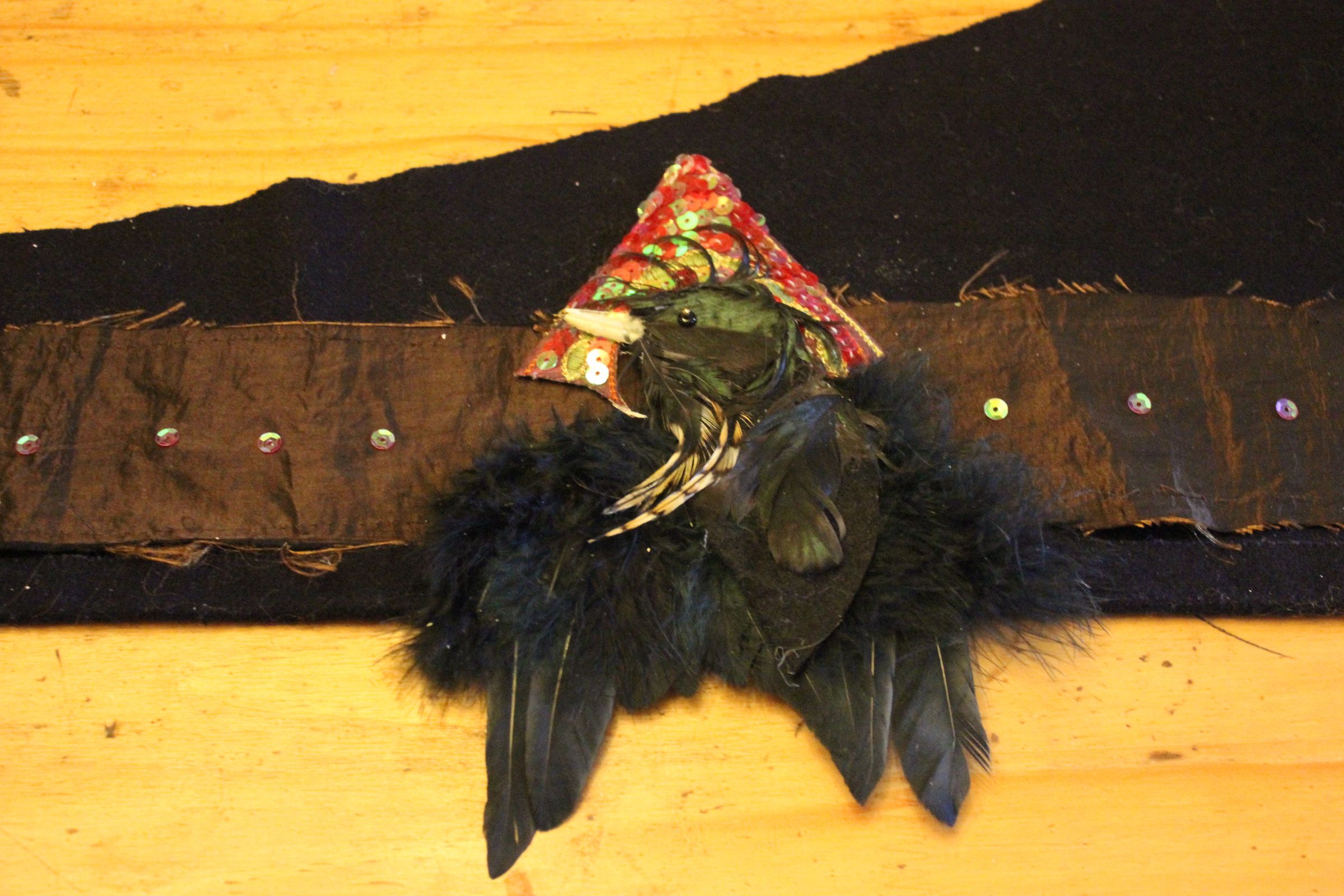 Gothic Witch's Hat With Double Veil From Remnants & Found Objects : 3 ...