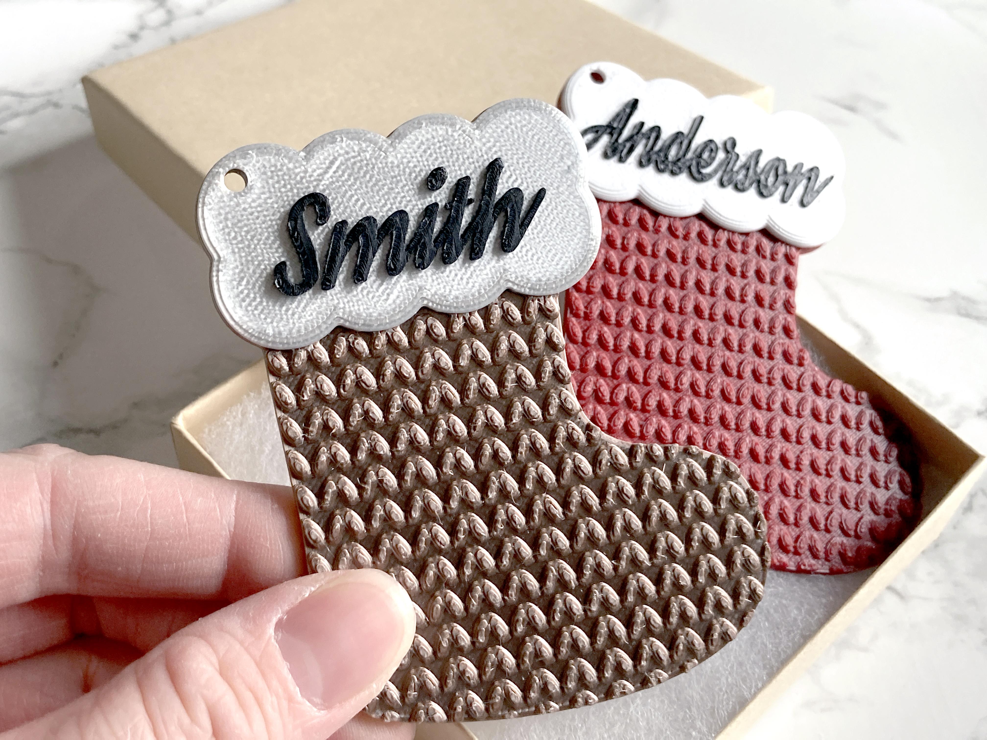 Customizable 3D Printed Stocking Ornament : 4 Steps (with Pictures ...