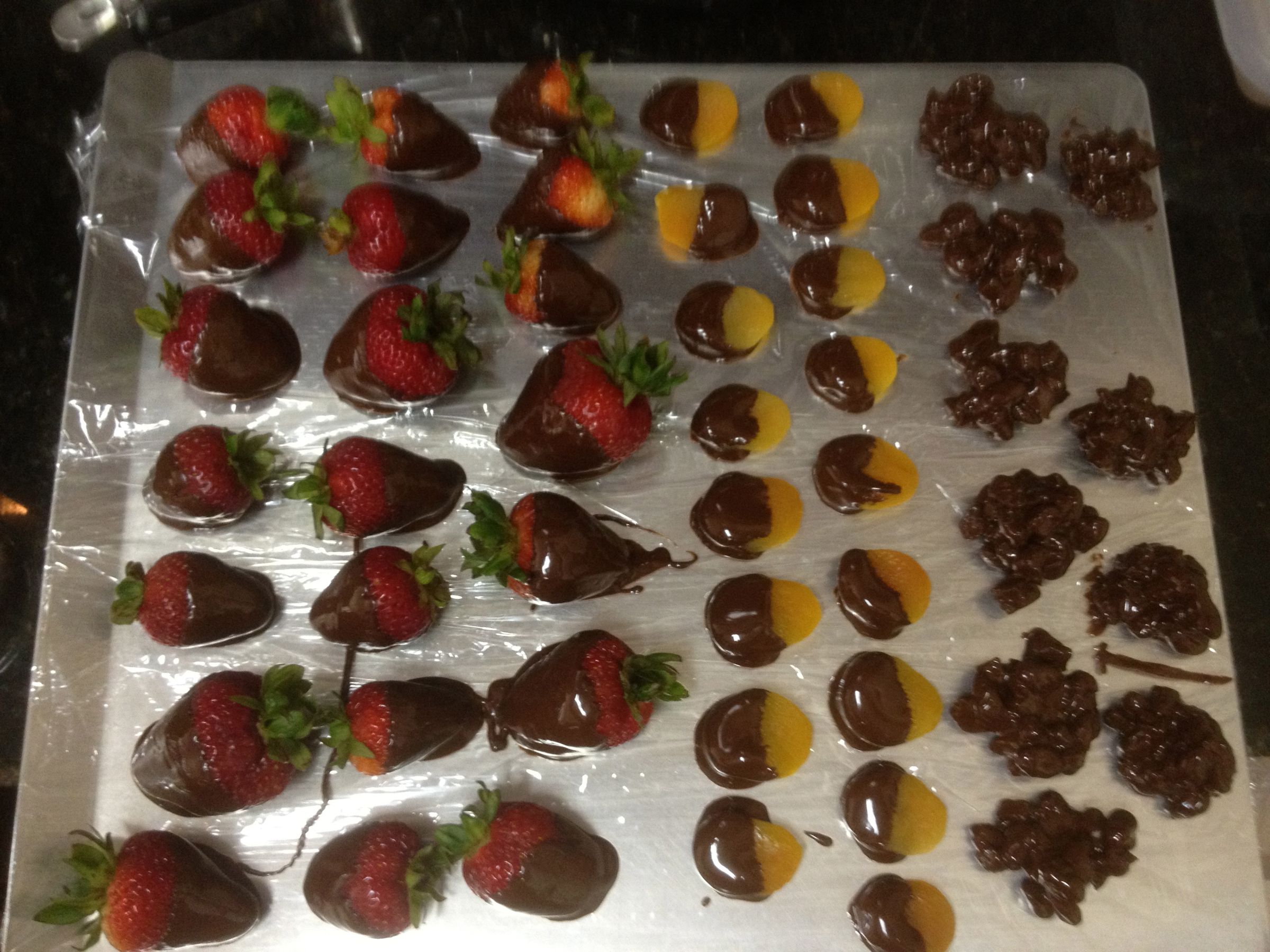 Chocolate Dipped Fruit and Clusters : 14 Steps (with Pictures ...