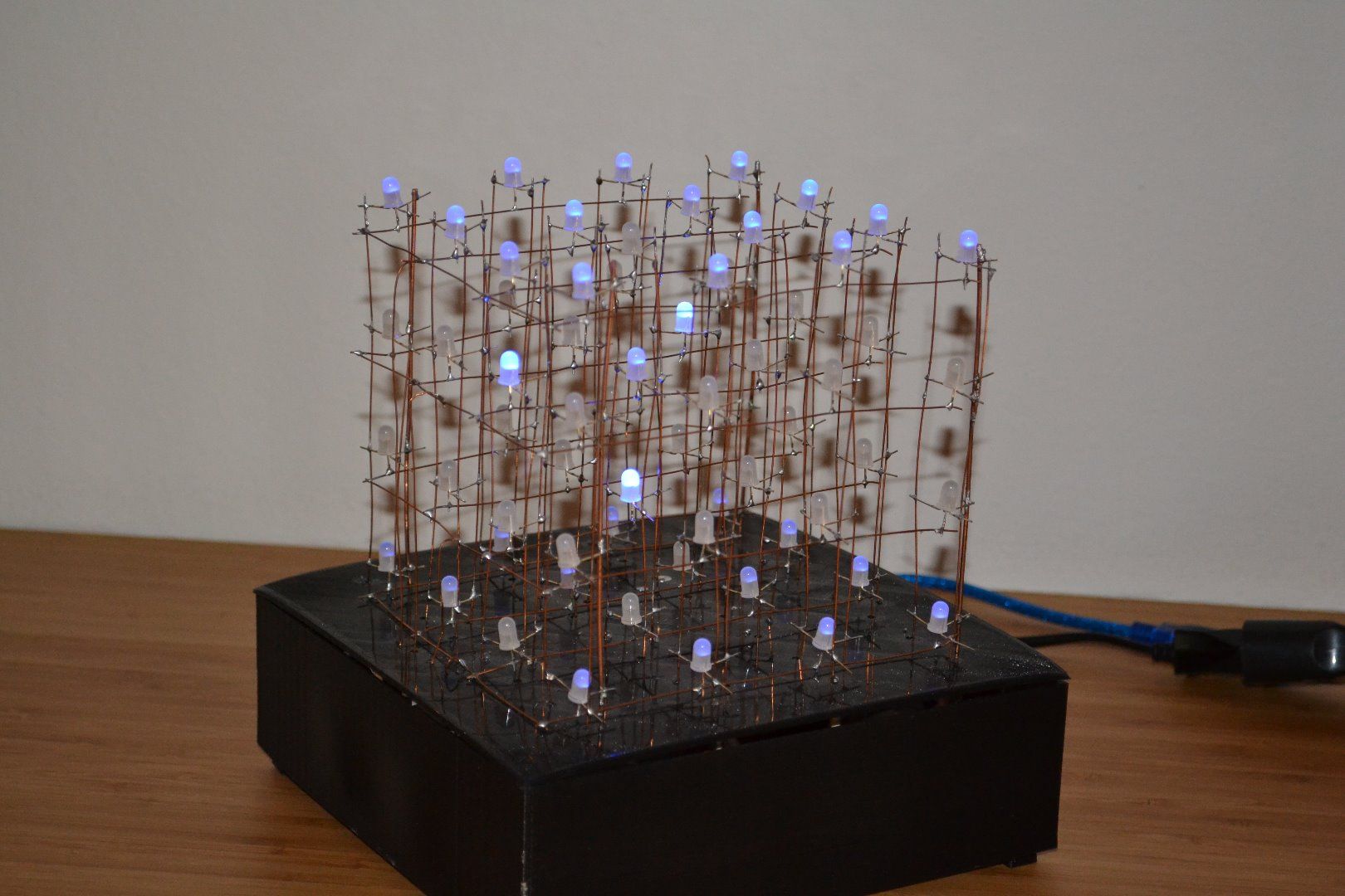 LED Cube With 3D Printed Base : 3 Steps - Instructables