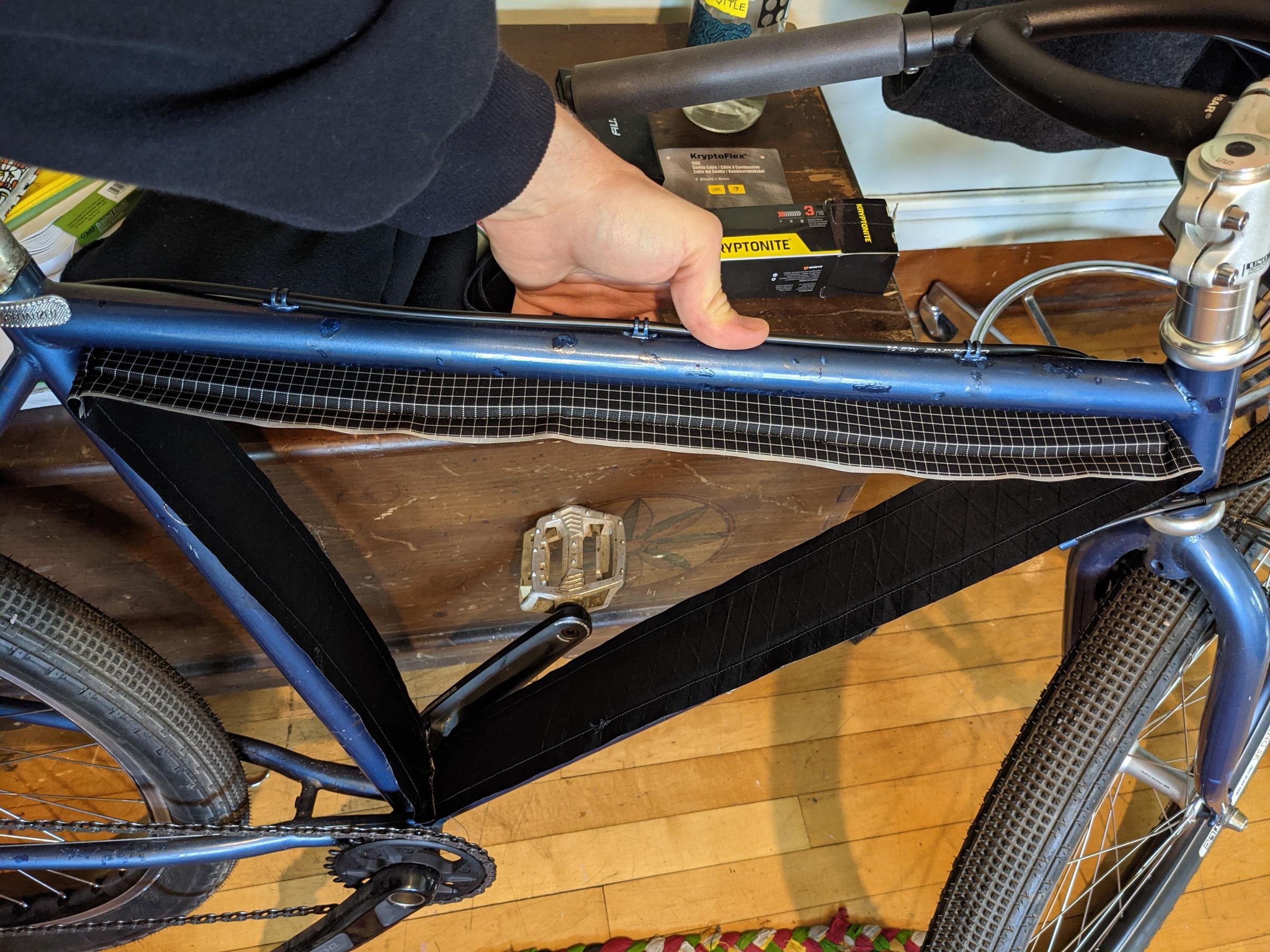 Bicycle Frame Bag for Bike Packing Hooligans : 5 Steps (with Pictures ...