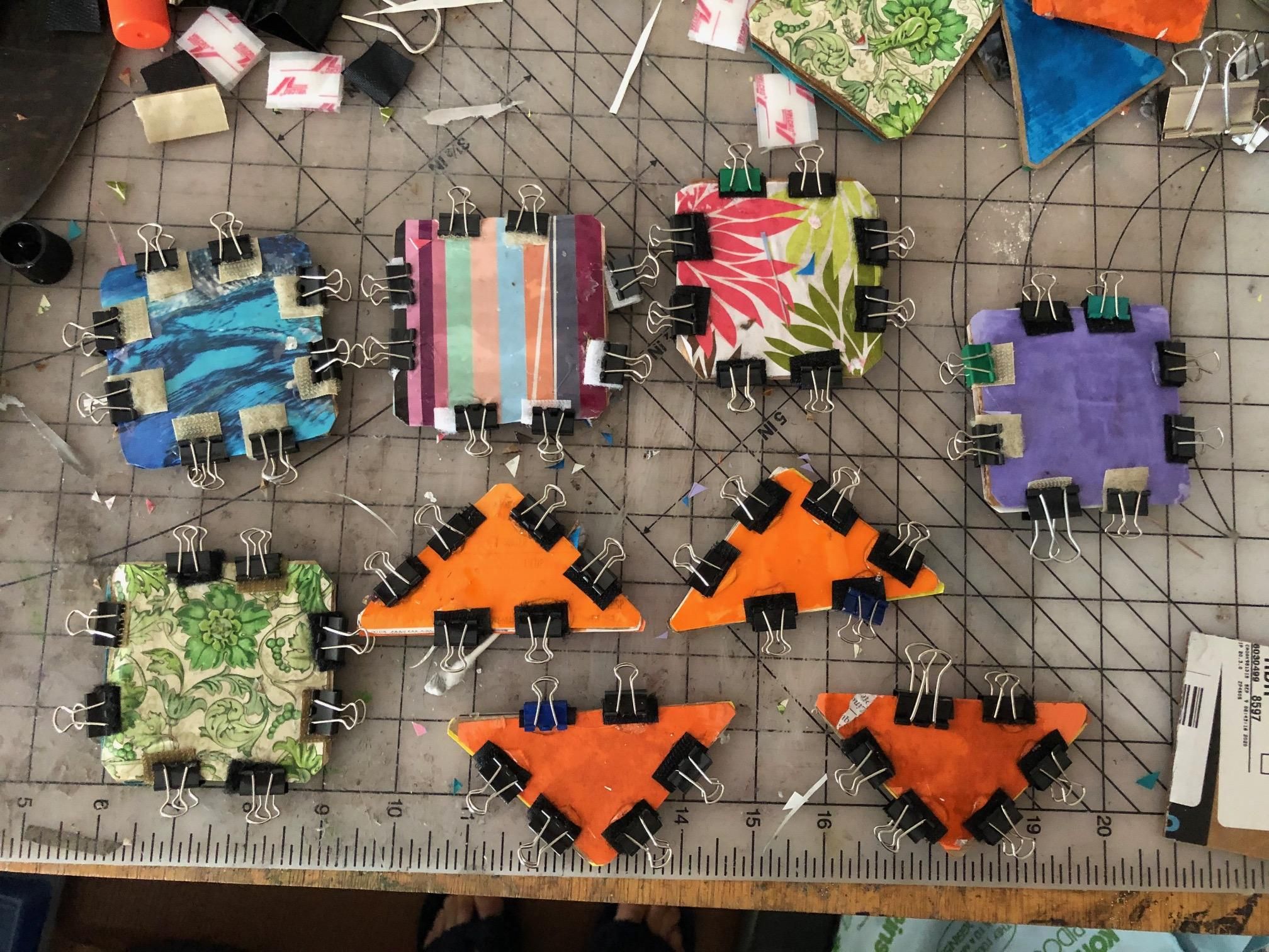 Cardboard and Velcro Building Tiles : 7 Steps (with Pictures ...