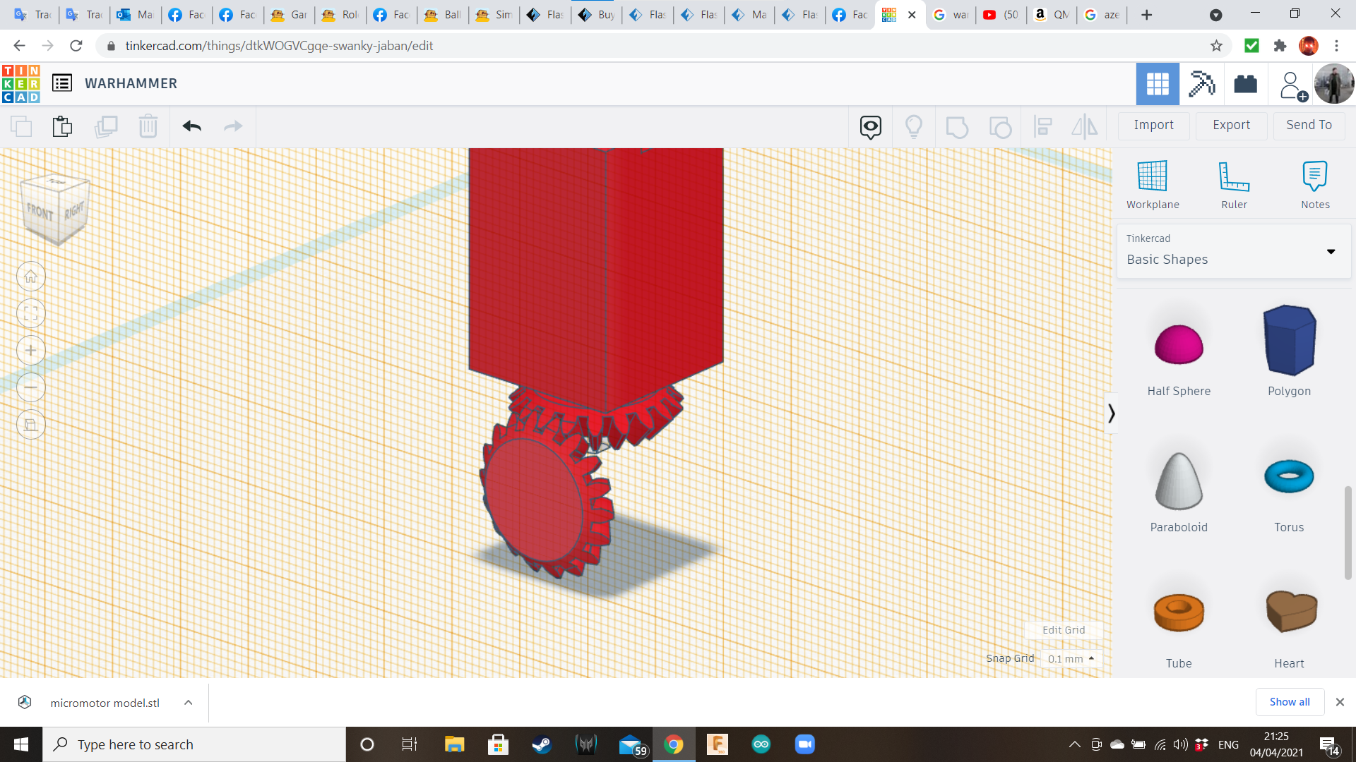 Tinkercad Robotics for (High) School: Walking Warhammer 40K's ...