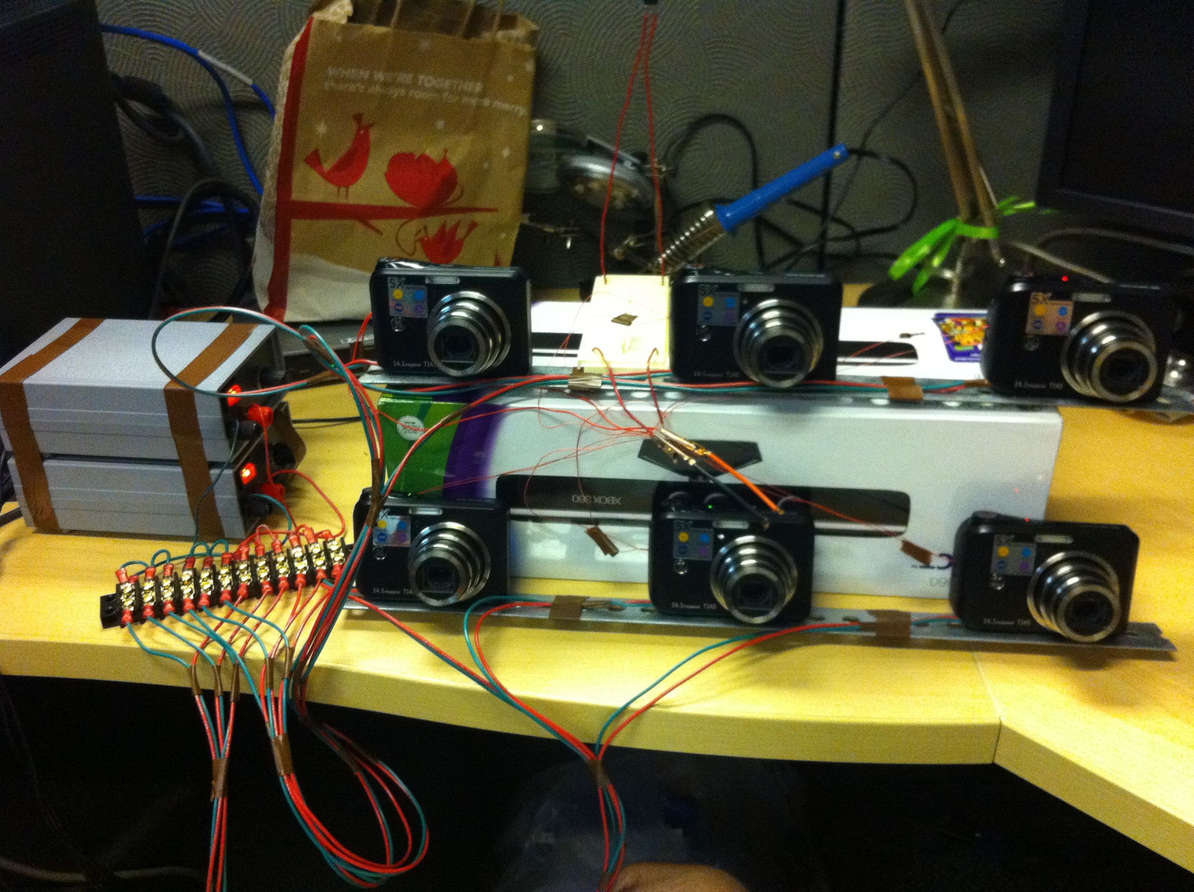 Six Camera Face Scan Rig (using 123DCatch / Photofly for Processing ...