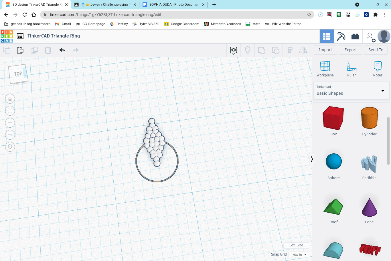 TinkerCAD Triangle Ring : 8 Steps - Instructables