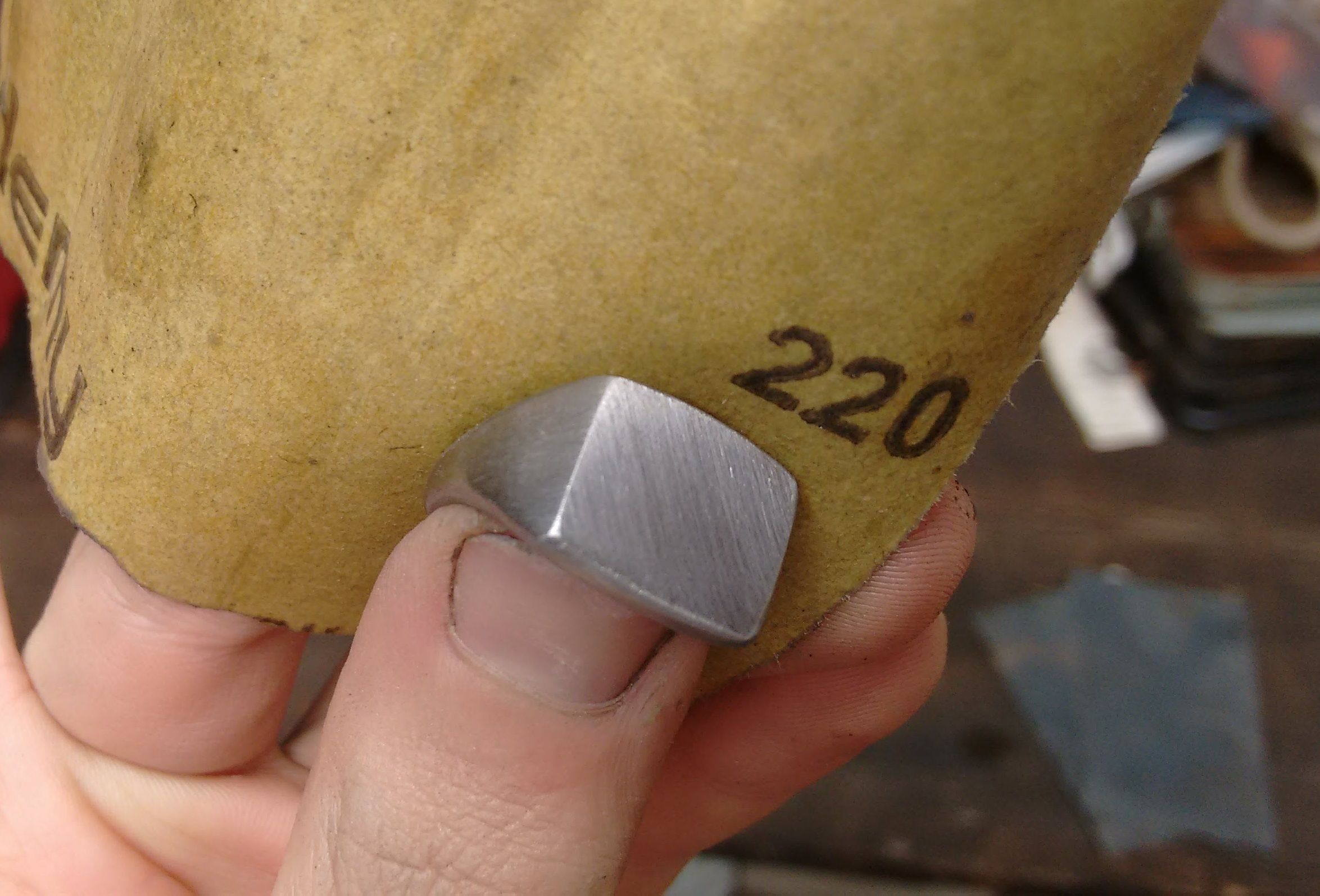 Steel Nut to Signet Ring : 4 Steps (with Pictures) - Instructables