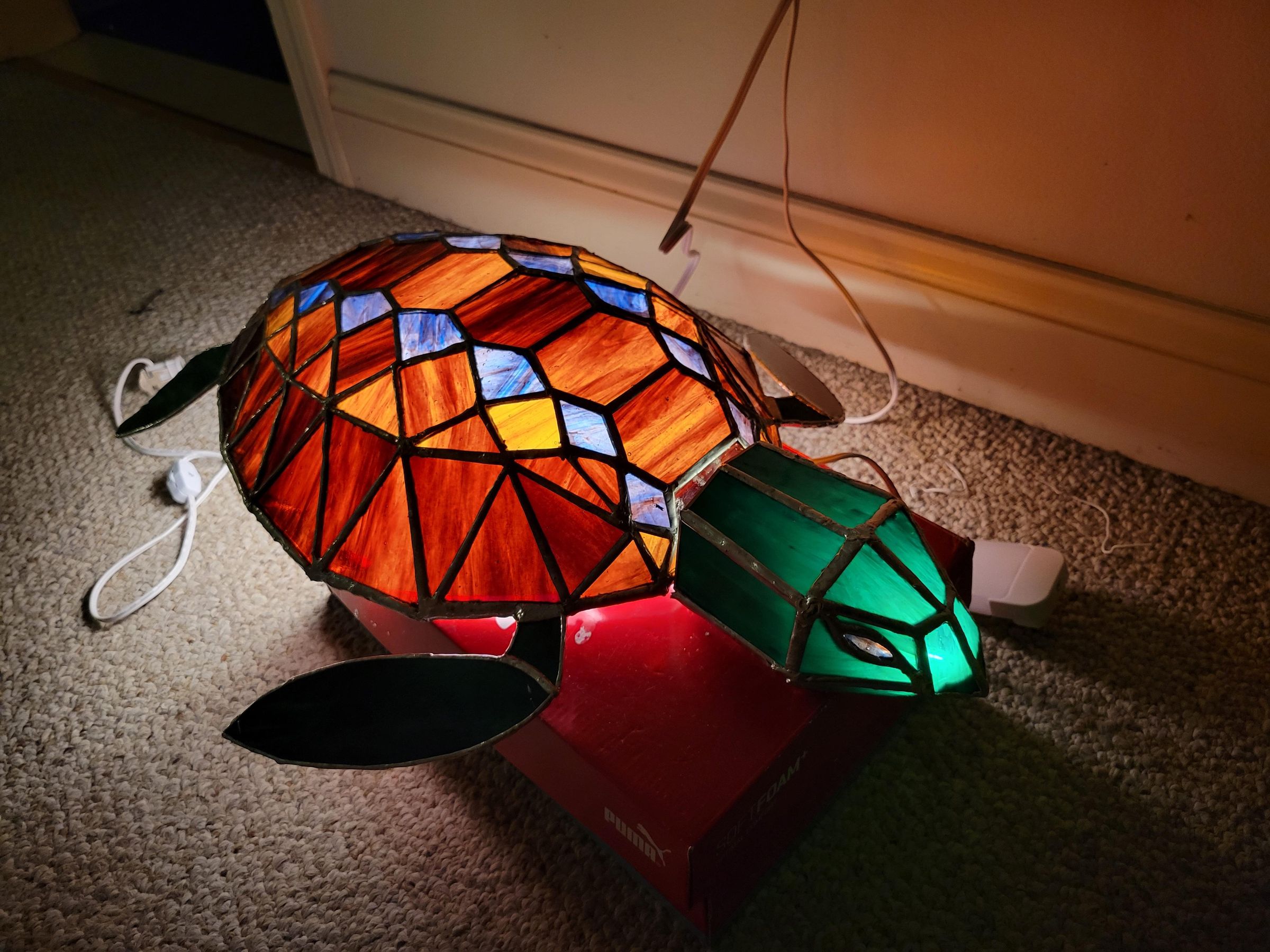 Stained Glass Sea Turtle Lamp : 27 Steps (with Pictures) - Instructables