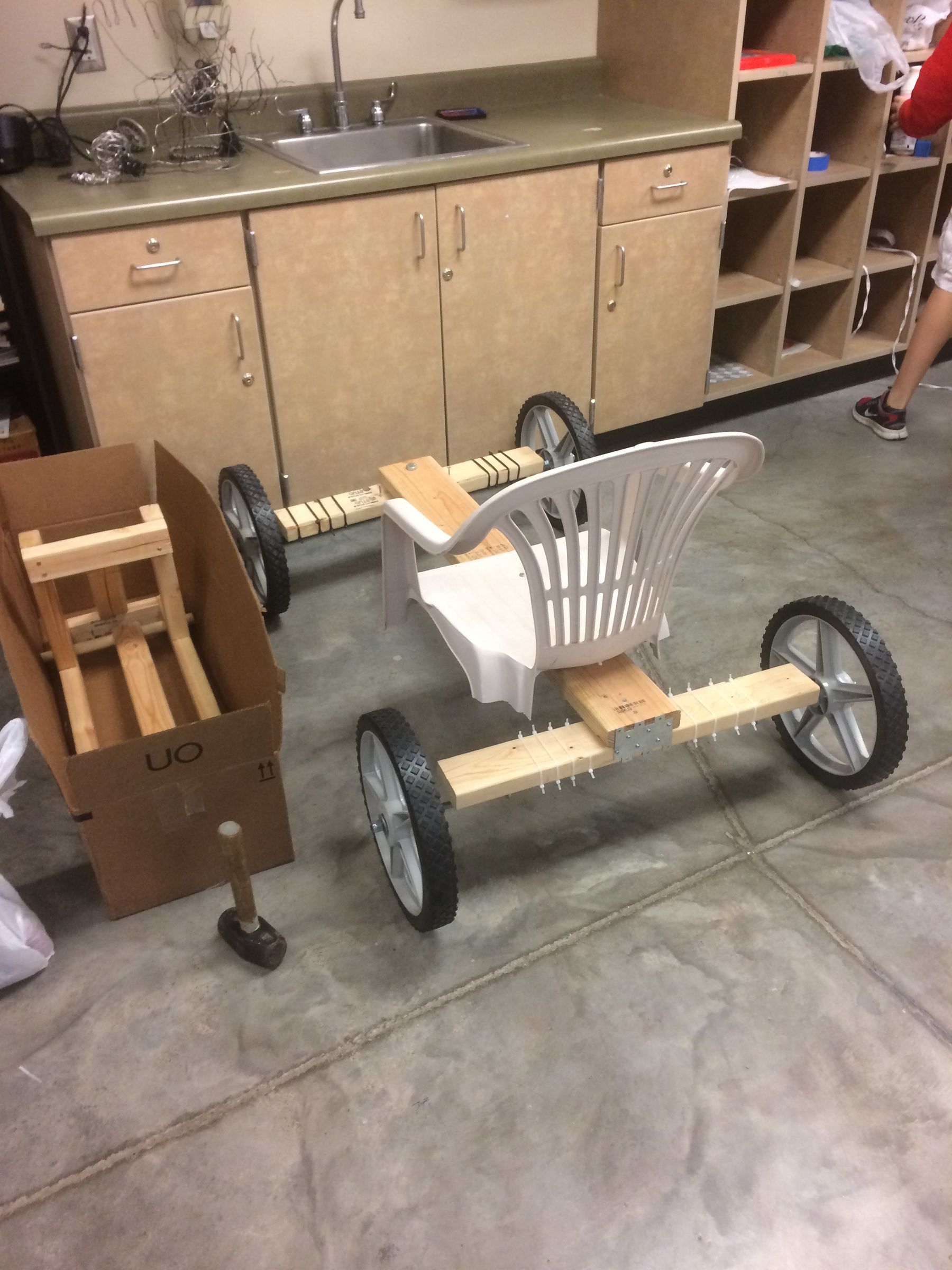 Simple Wooden Go-Kart- Materials : 4 Steps - Instructables
