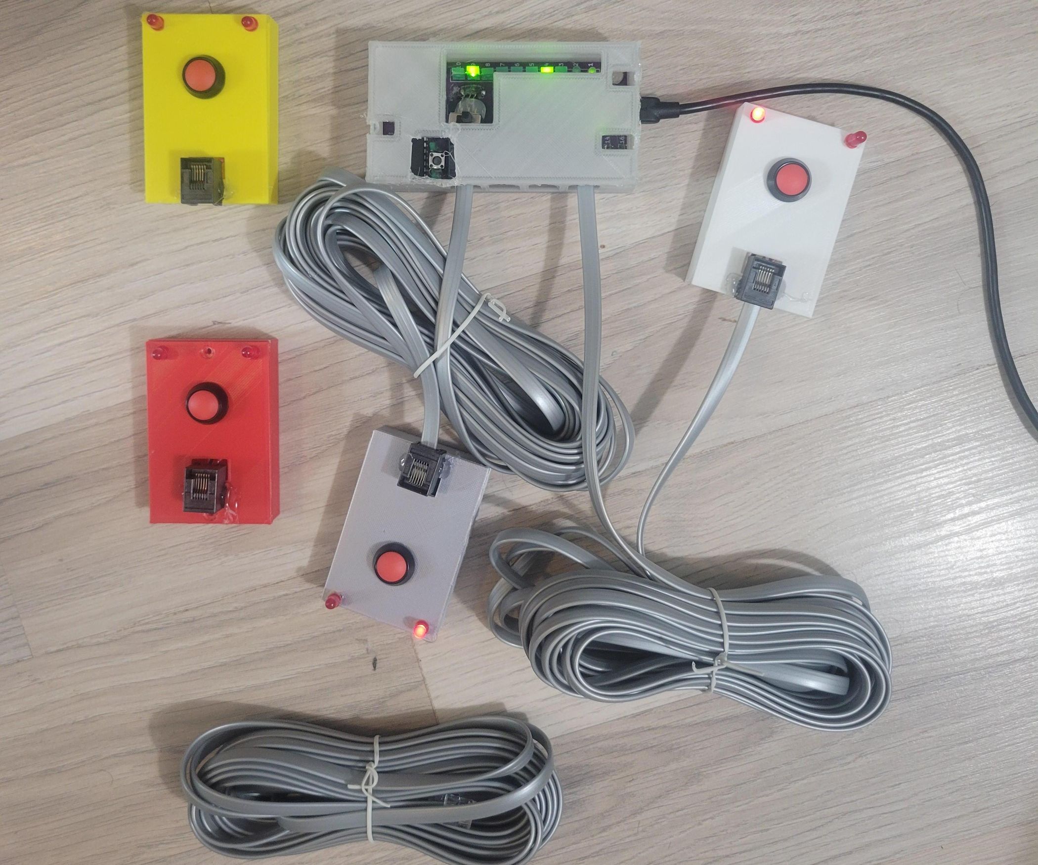 4 Person Wired Buzzer Game From Scratch : 11 Steps - Instructables