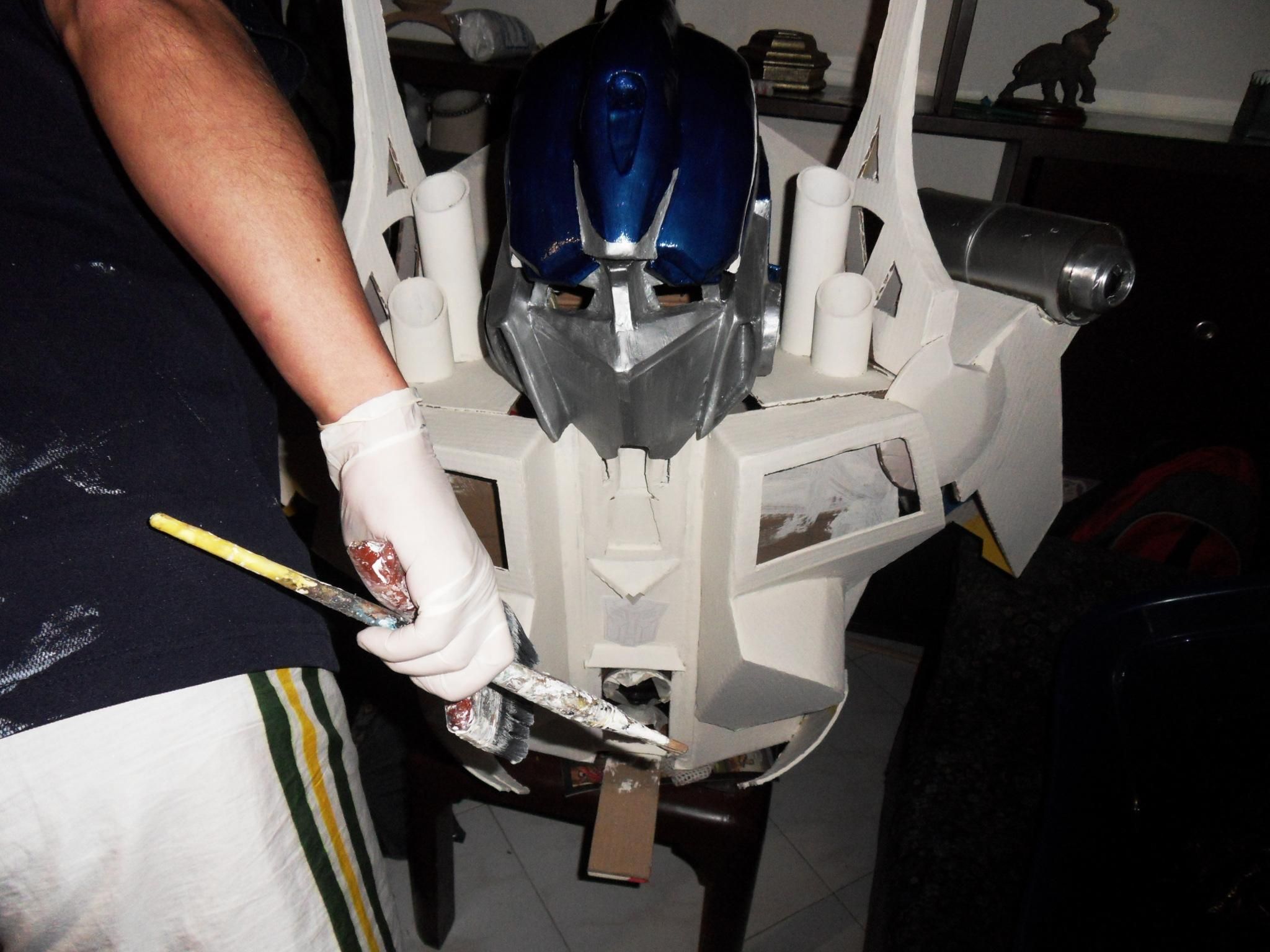 Optimus Prime Cardboard Costume. : 18 Steps (with Pictures) - Instructables