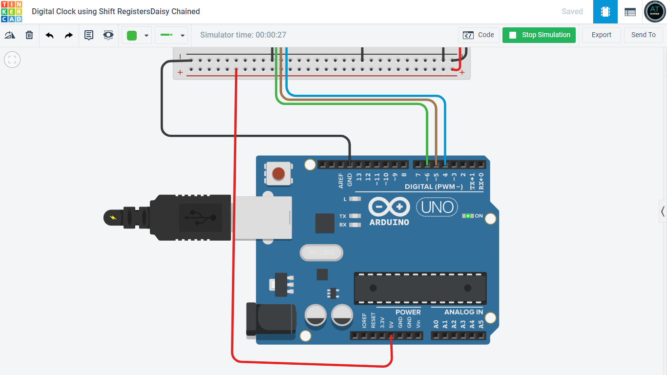 Using Multiple Shift Registers for Multiple 7 SEGMENT Display With Arduino : 5 Steps - Instructables