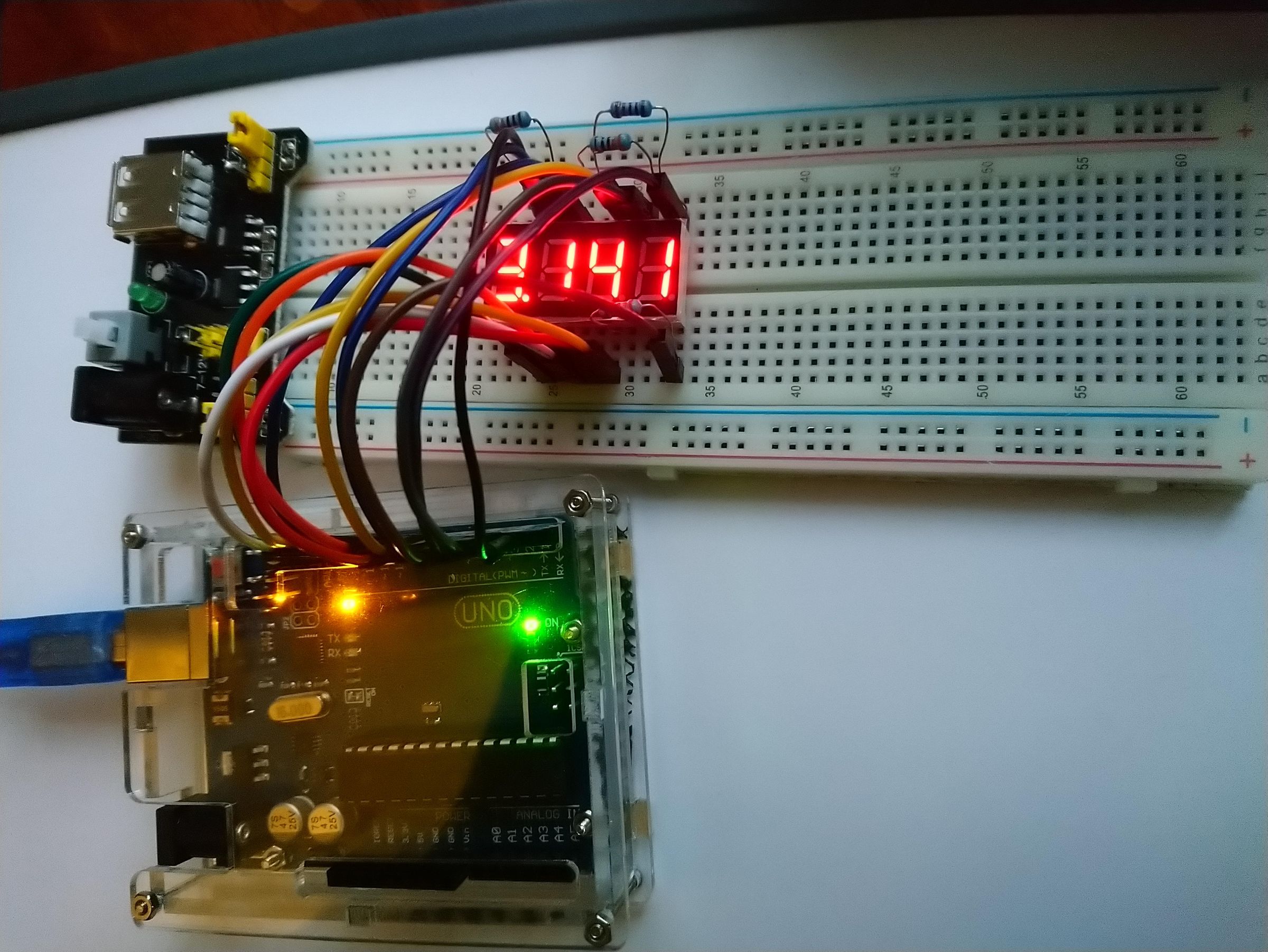 Using a 4 Digit & 7 Segment Display, With Arduino : 7 Steps - Instructables