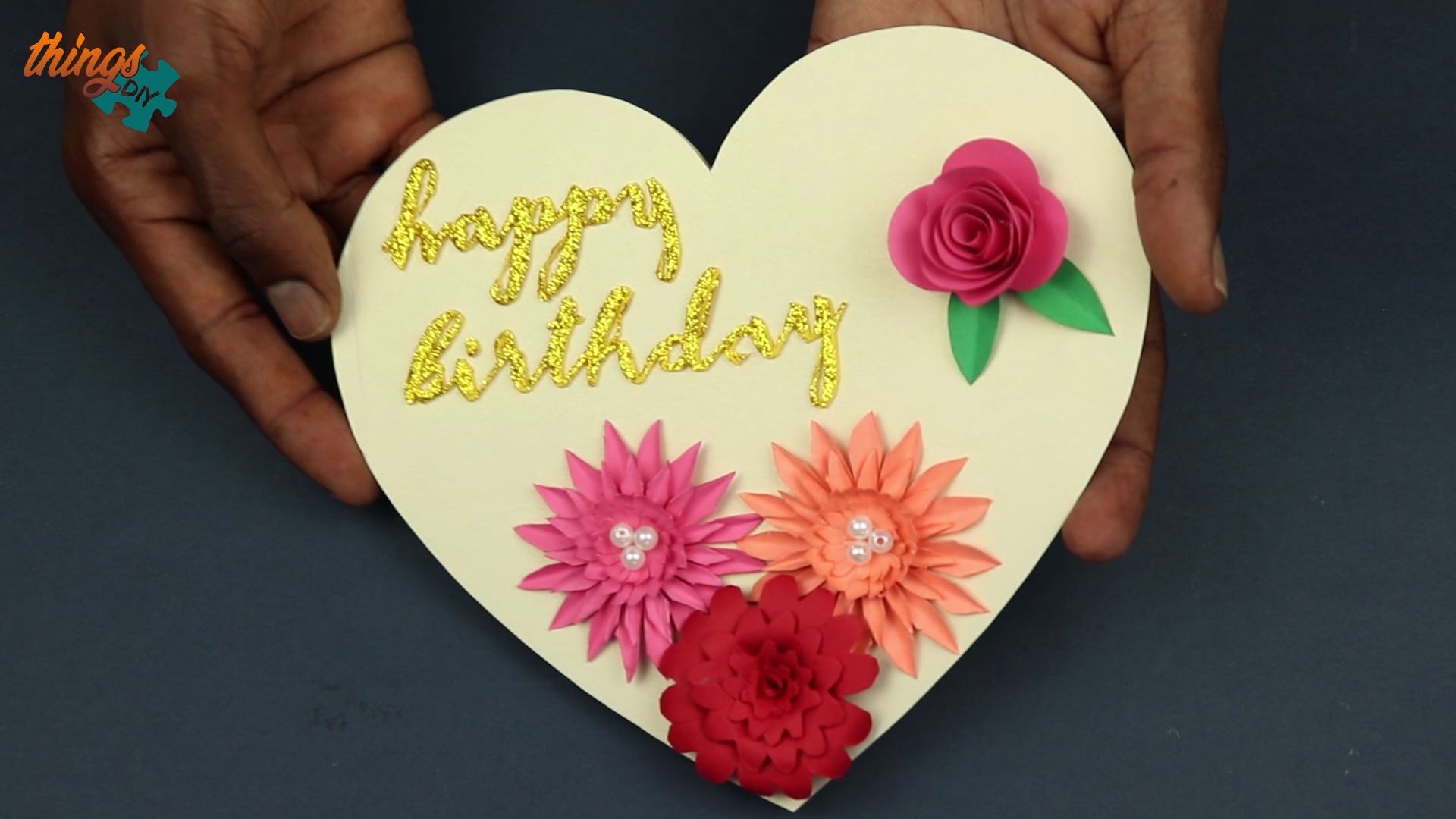 DIY Heart Shaped Birthday Card : 8 Steps - Instructables
