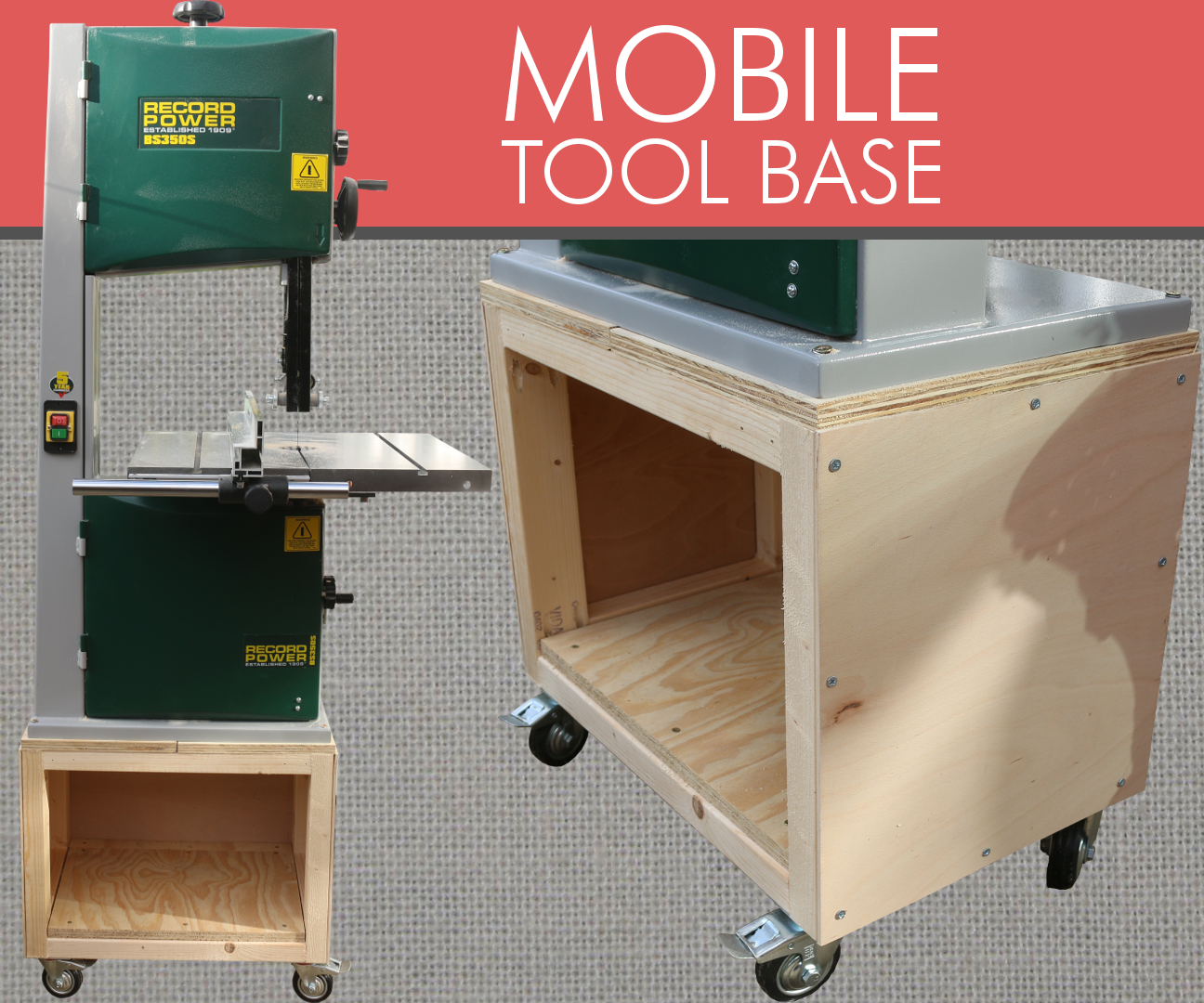 Simple DIY Mobile Tool Base : 3 Steps (with Pictures) - Instructables