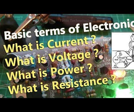 Introduction to Voltage, Current, Resistance and Power Explained for ...