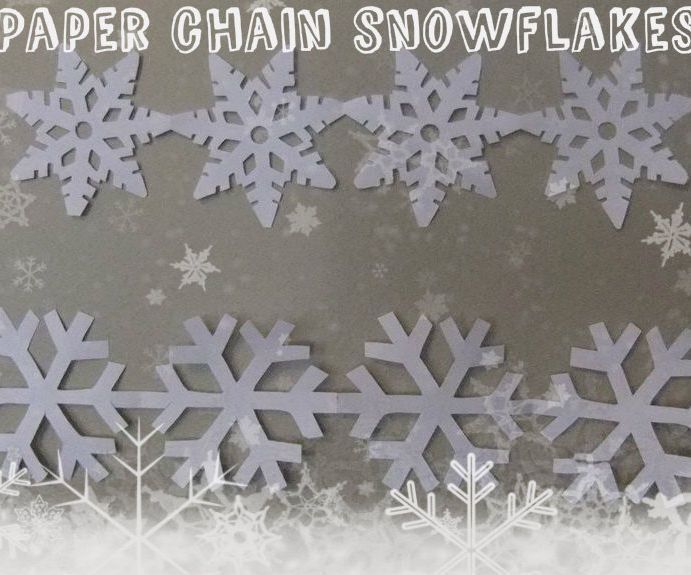 Paper Chain Snowflakes : 4 Steps (with Pictures) - Instructables