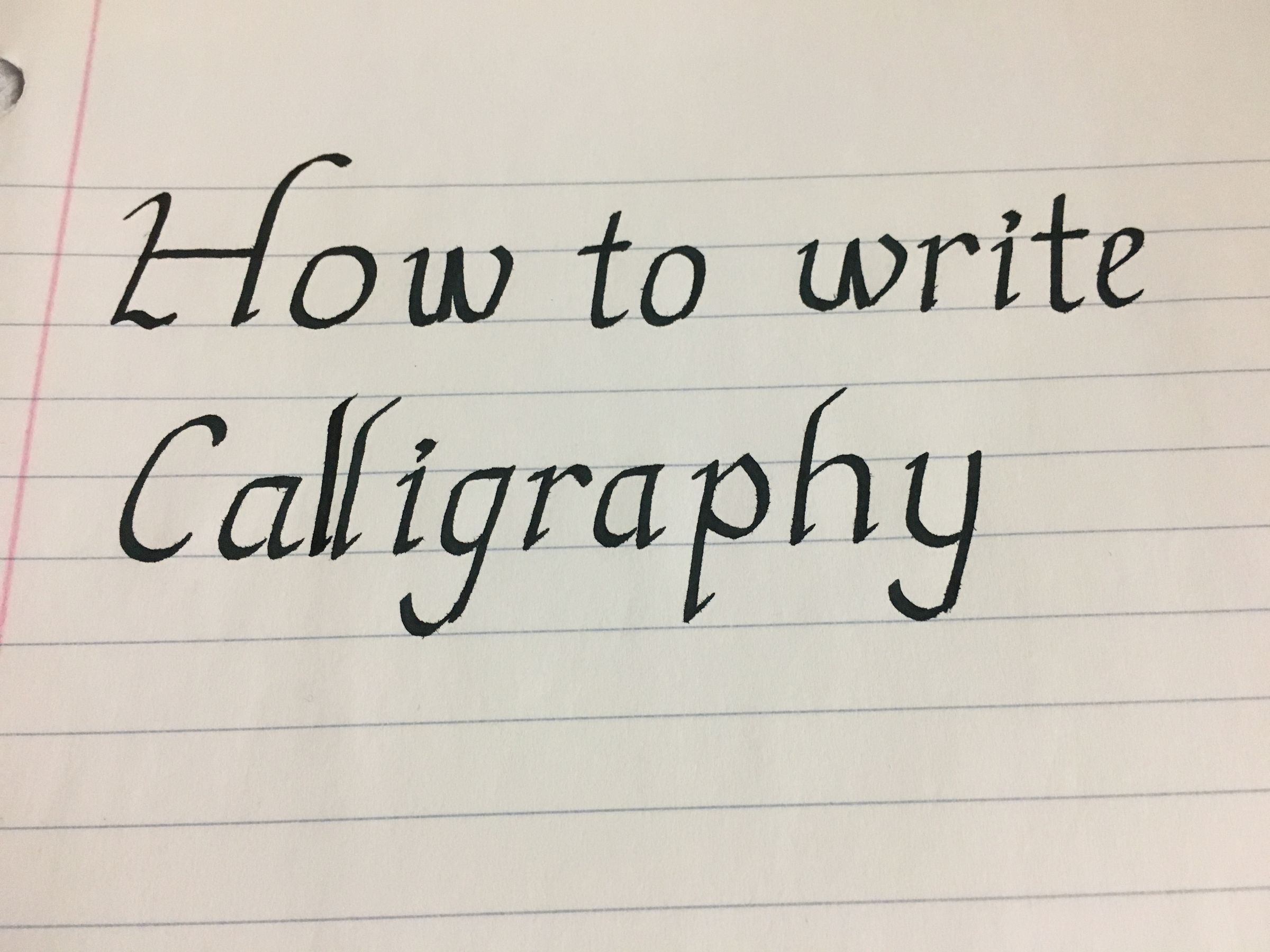 Calligraphy (Chancery Italic Hand) : 5 Steps - Instructables