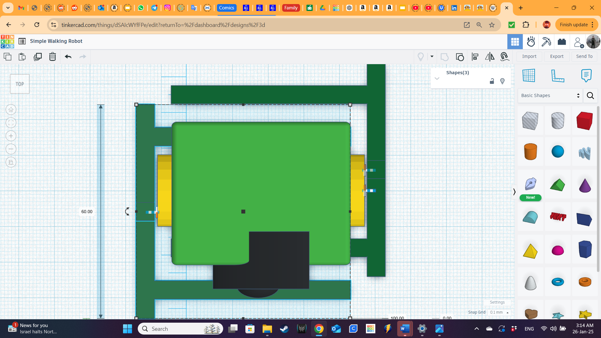 Tinkercad Robotics for School: SIMLAB KOMBAT! (virtual Walking Robots ...