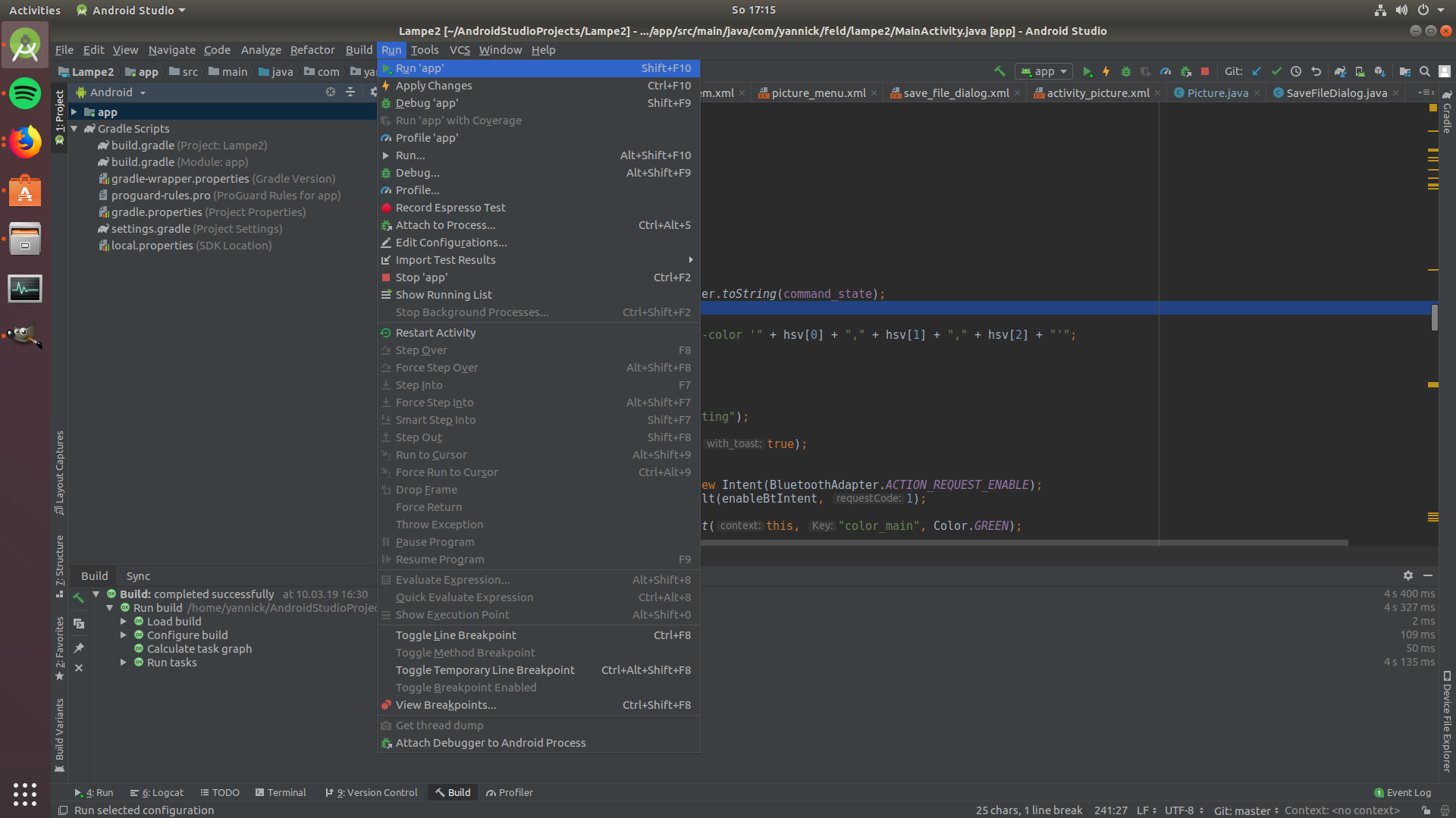 Bluetooth Lamp; Android Raspberrypi Unicornhathd : 4 Steps - Instructables
