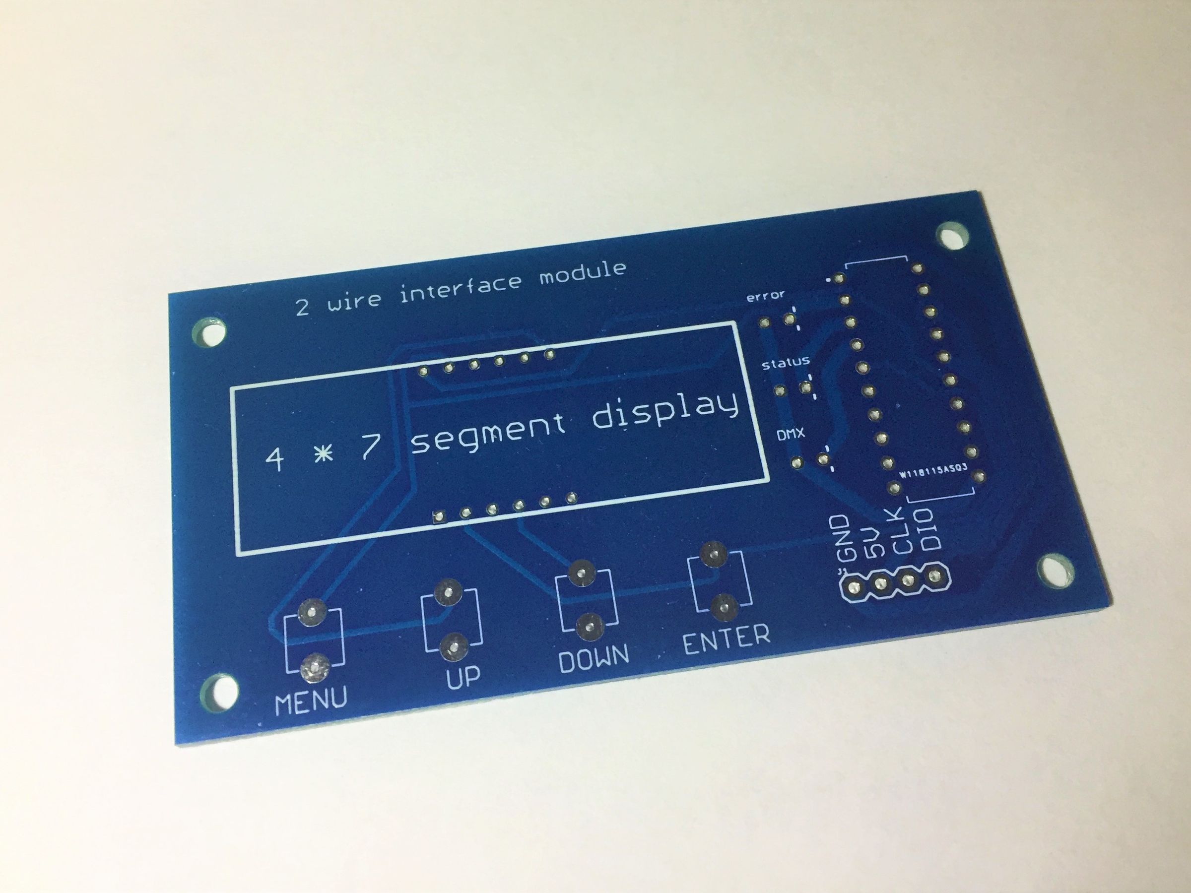 Two Wire (DMX) Interface With Screen and Buttons : 5 Steps (with ...