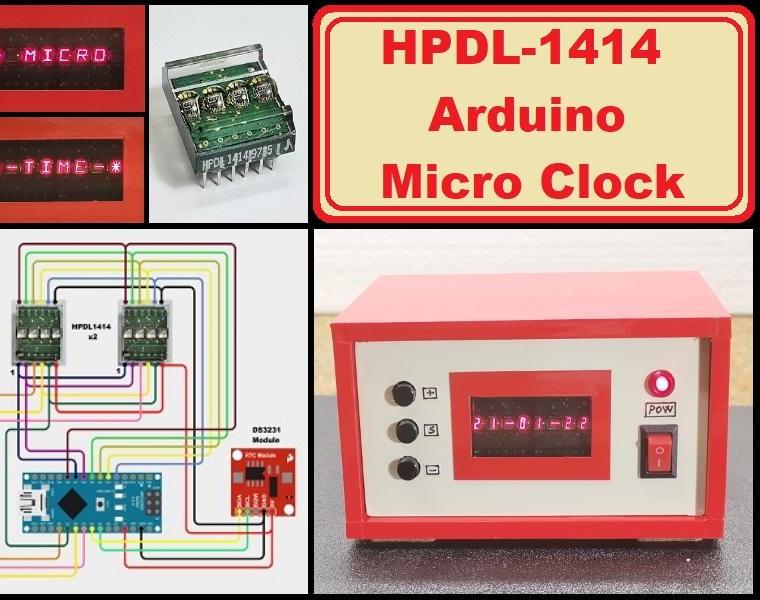 HPDL1414 Arduino Micro Clock : 3 Steps - Instructables HPDL1414 Arduino Micro Clock : 3 Steps - Instructables