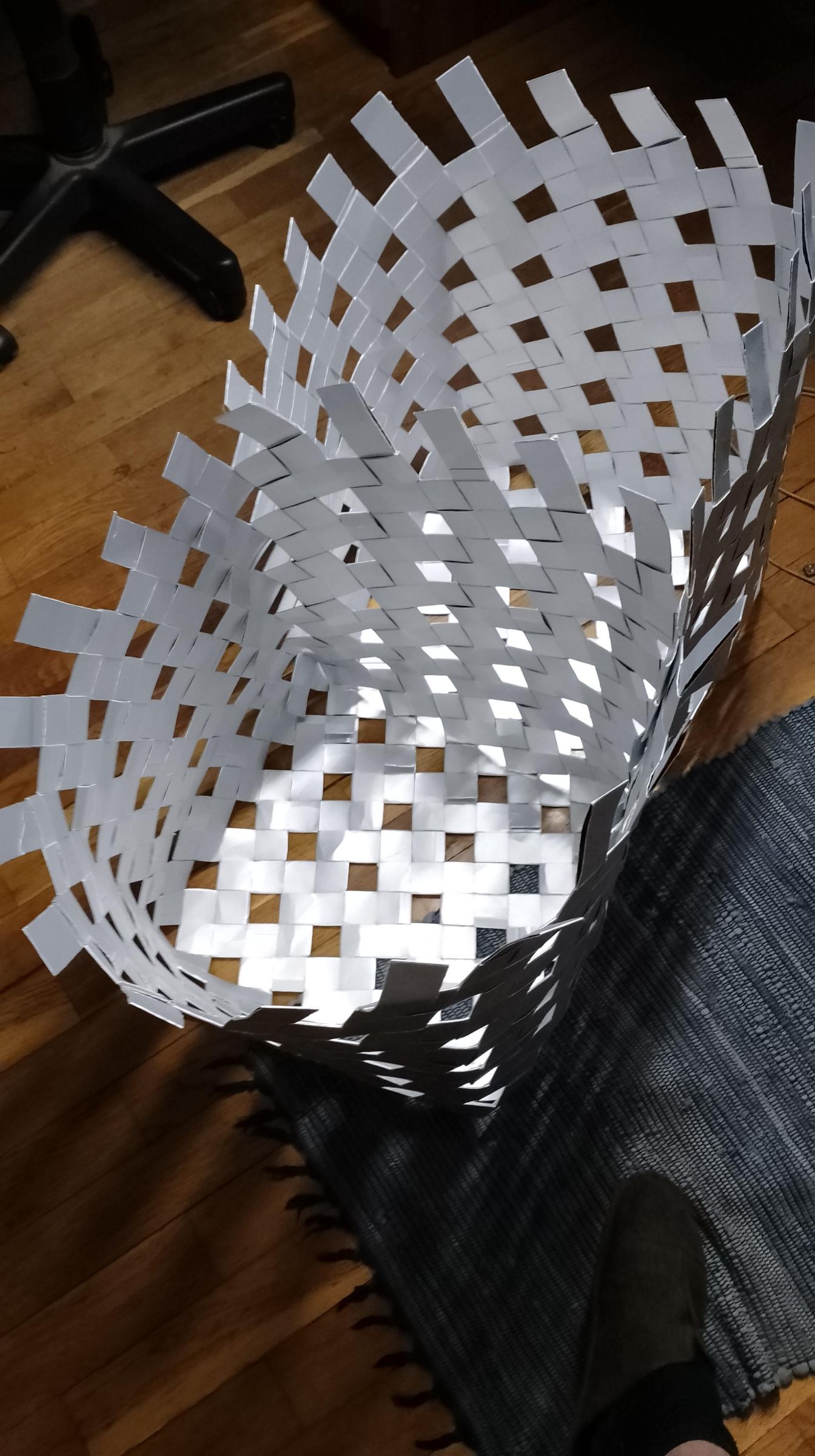 Storage Basket With Partition Out of Tetra-Paks : 16 Steps (with ...