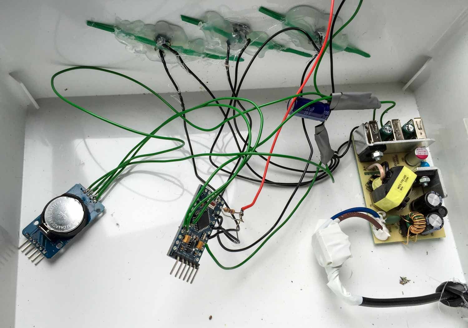 Arduino Powered Sunrise Alarm Clock With Neopixels : 7 Steps (with ...